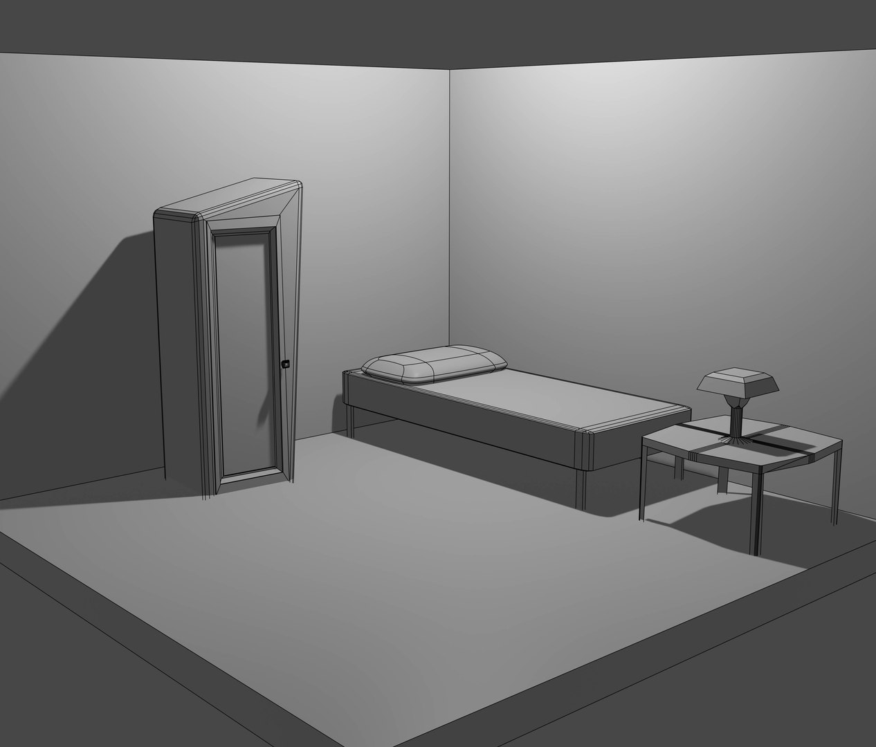 Simple Interior 3D Model - TurboSquid 1834449