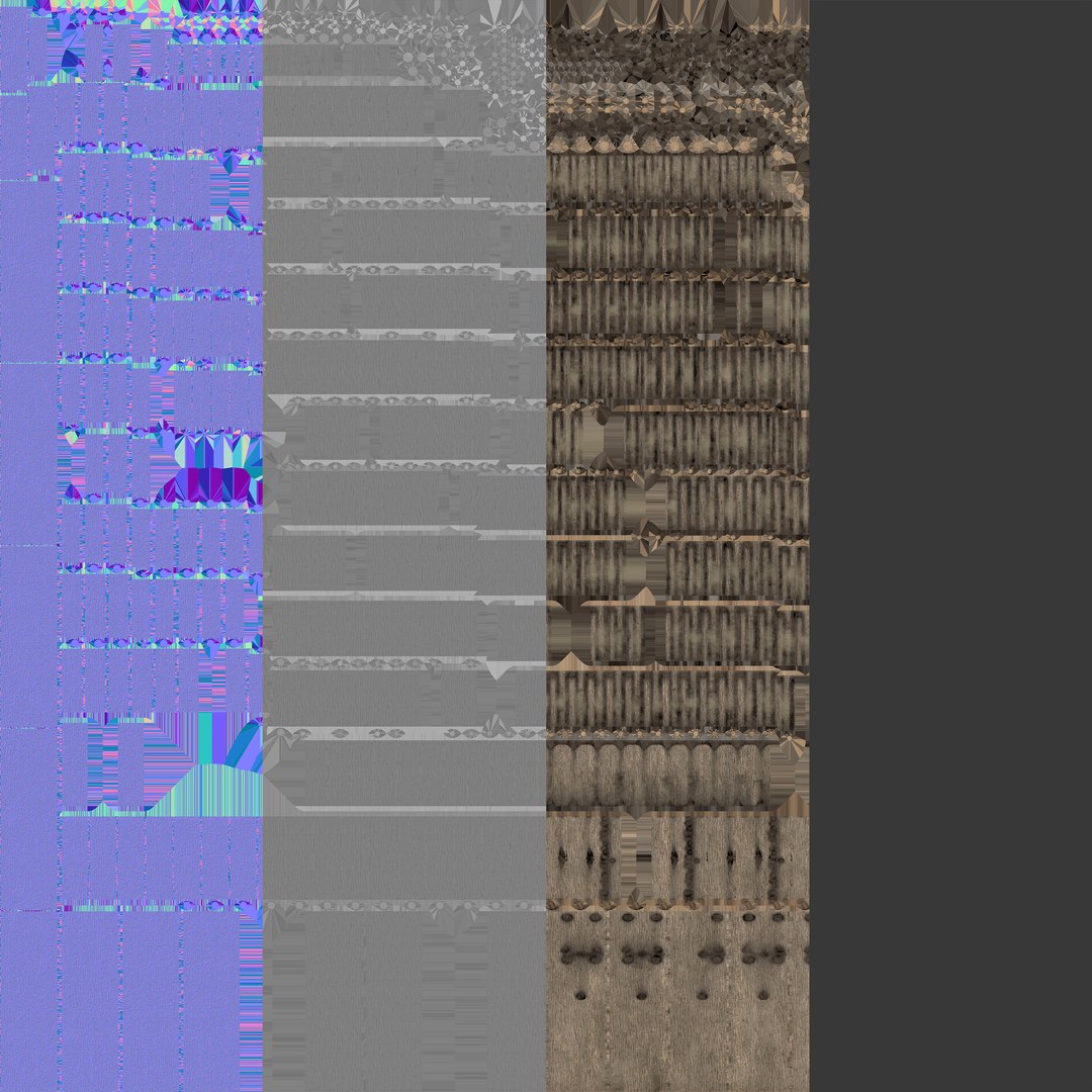 3D Medieval Fortress Wooden Wall Fortification 01 - TurboSquid 2079927