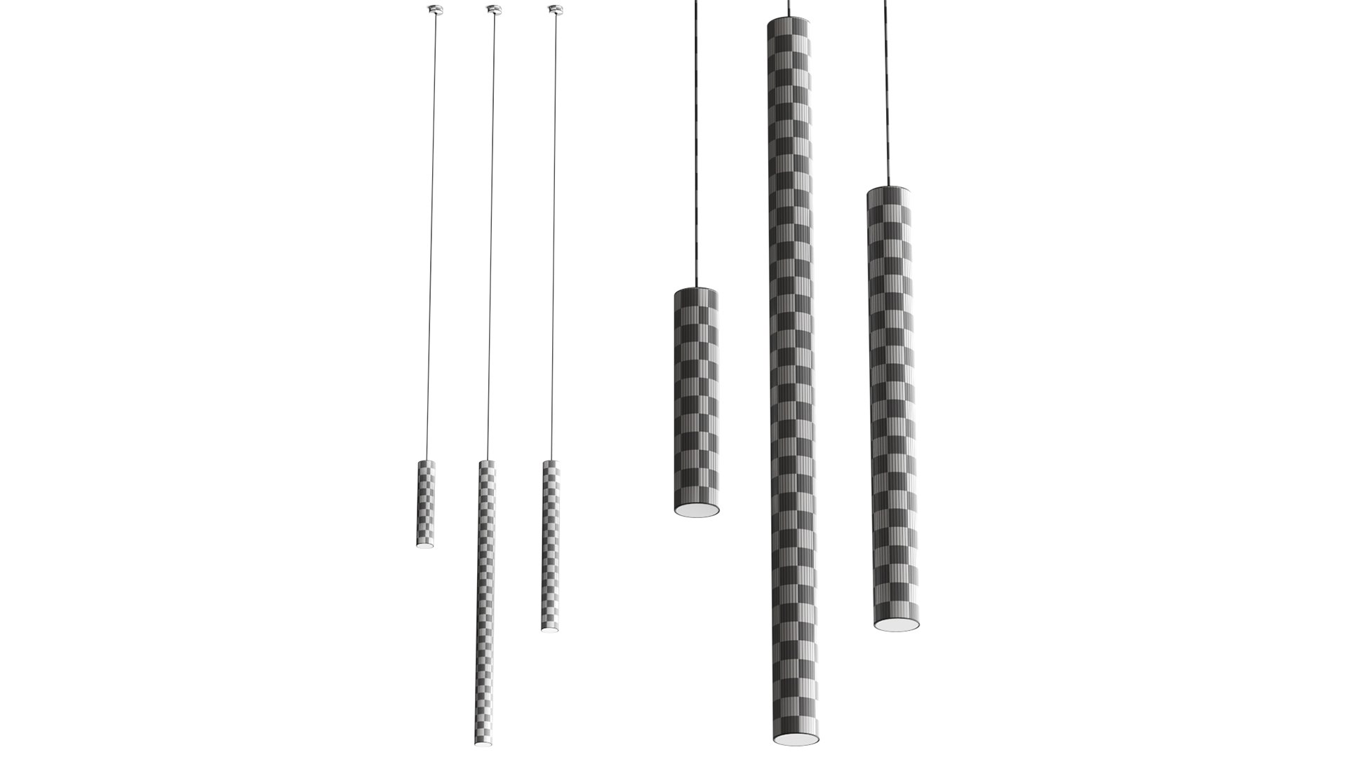 3D Pipes Tube C Intra lighting Pendant Lamp - TurboSquid 2111979
