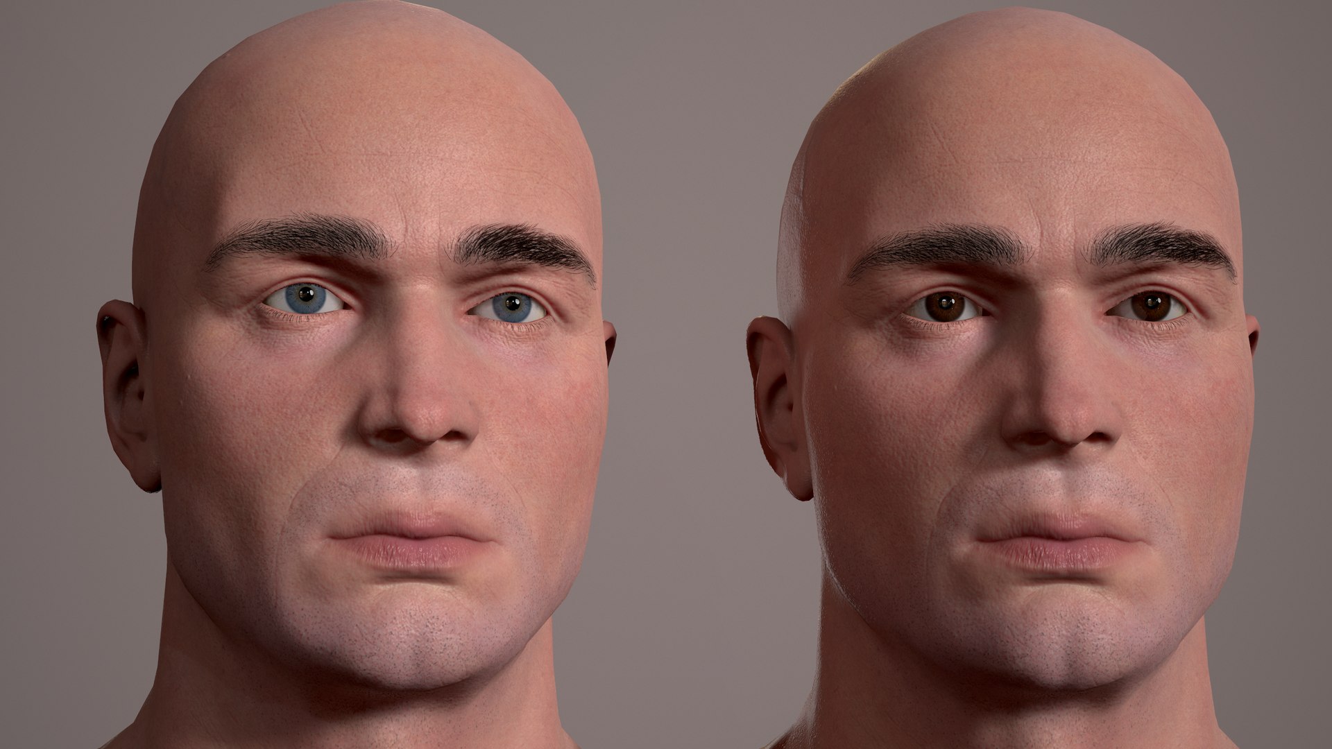 Free 3D 16 Colors Of Realistic Eye - Demo Free Model - TurboSquid 1765448