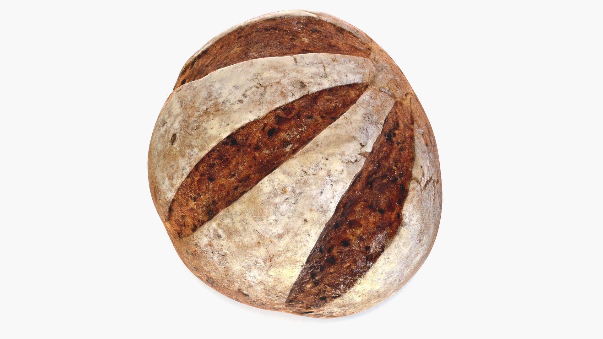 3D No-Knead Artisan Bread model - TurboSquid 2161973