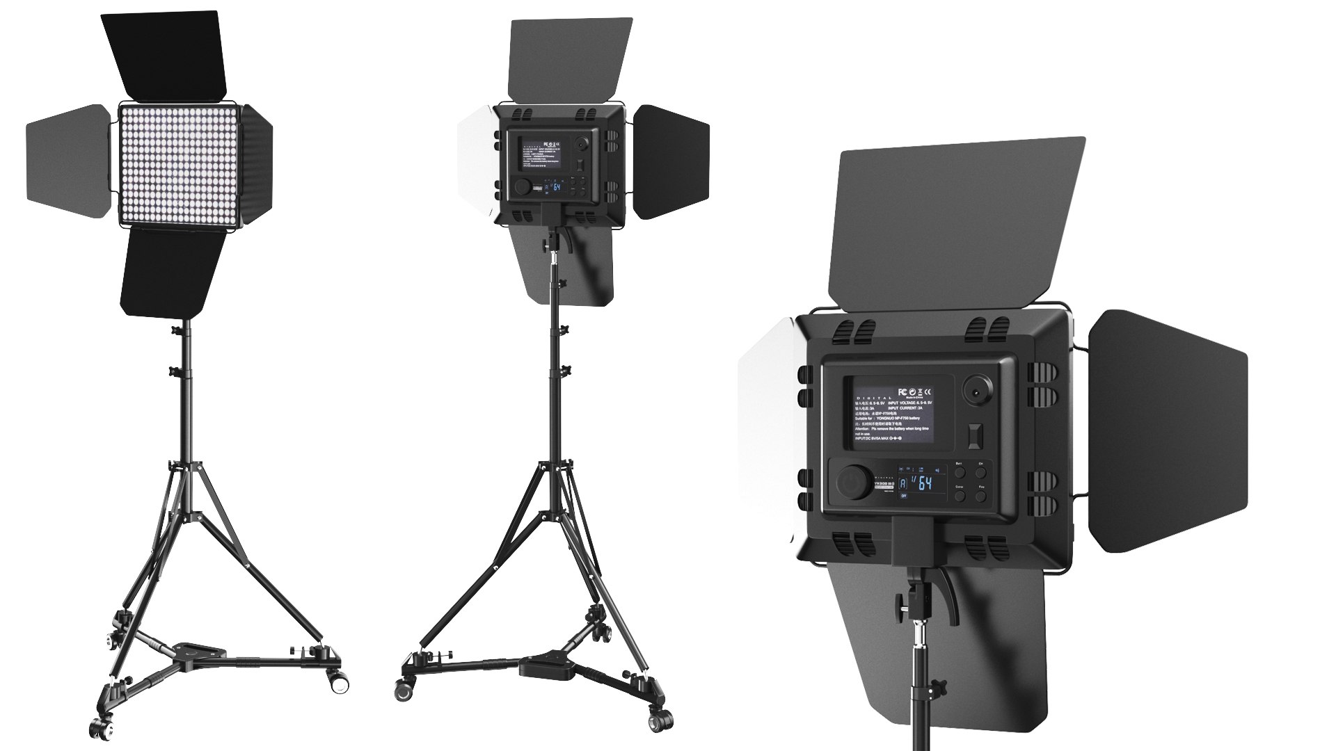 Detailed Led Photography Light 3D Model - TurboSquid 2316795