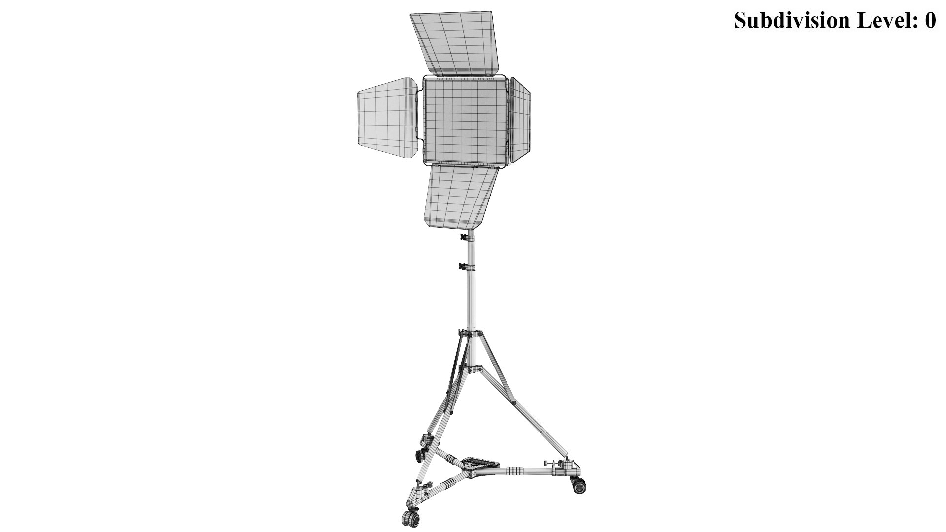Detailed Led Photography Light 3D Model - TurboSquid 2316795