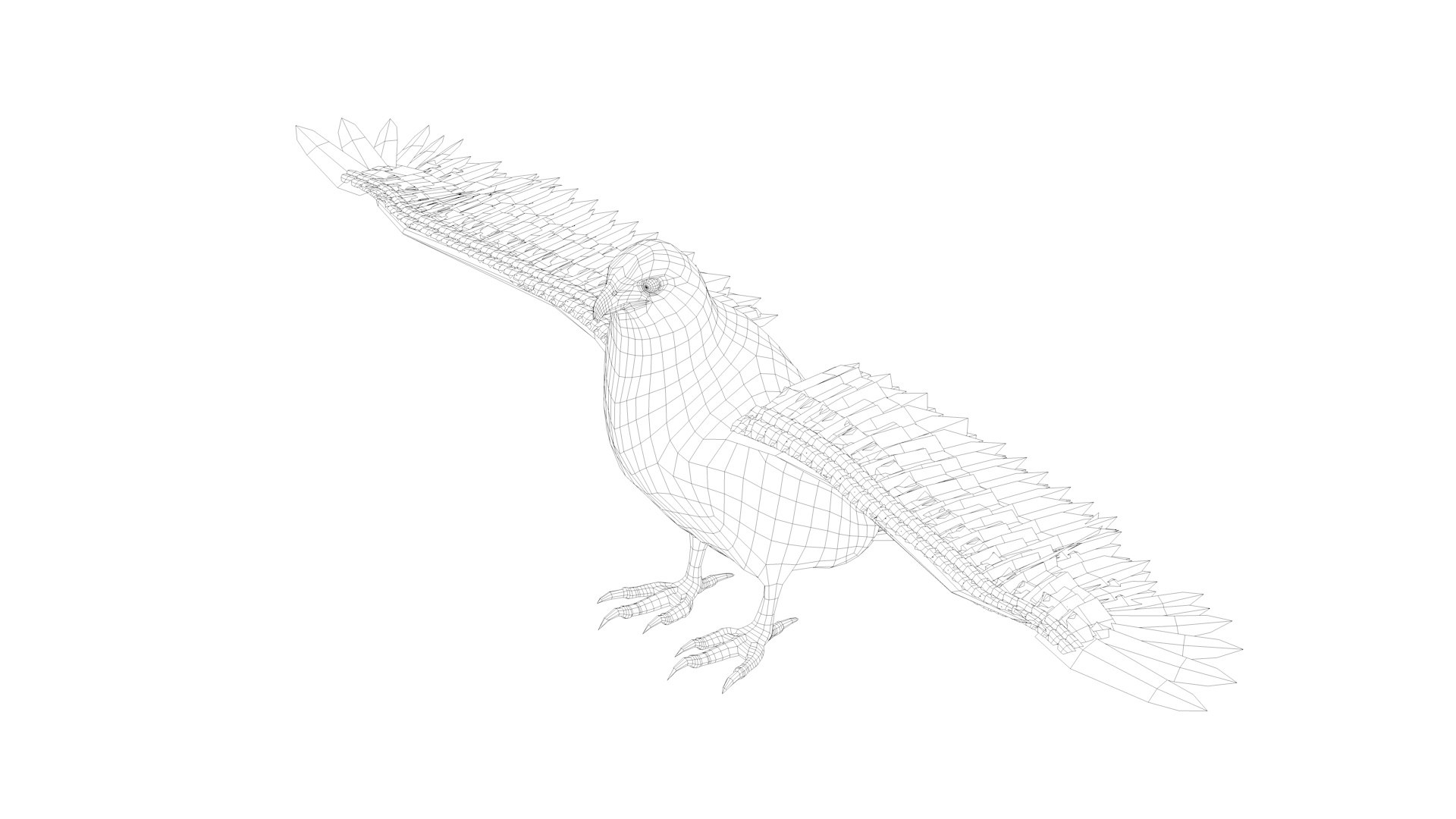 Falcon Bird 3D Model - TurboSquid 1536385