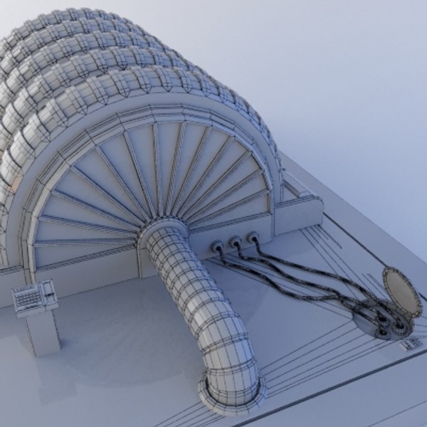 3d model of power generators