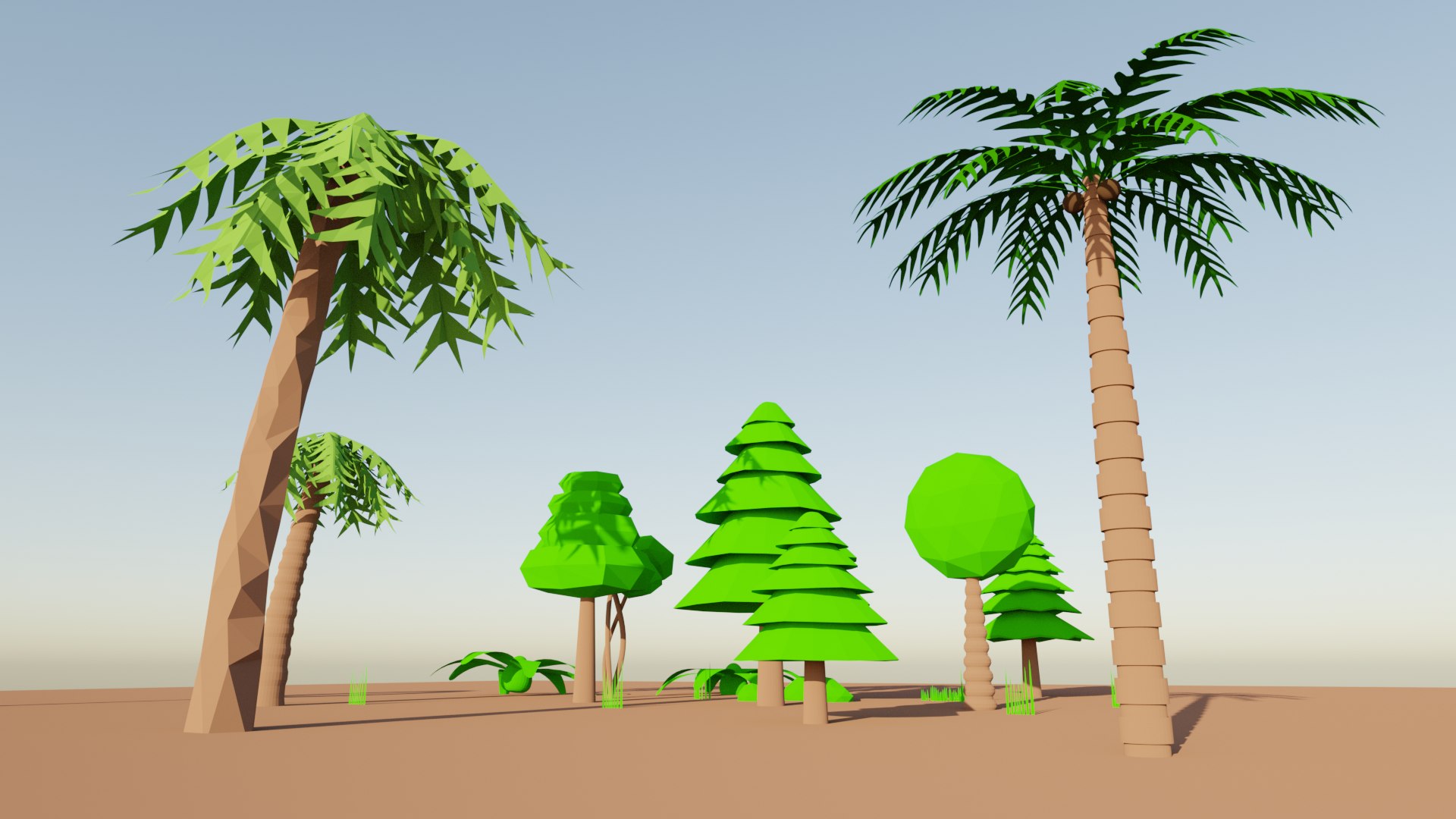 Trees Low Poly 3D - TurboSquid 2224473
