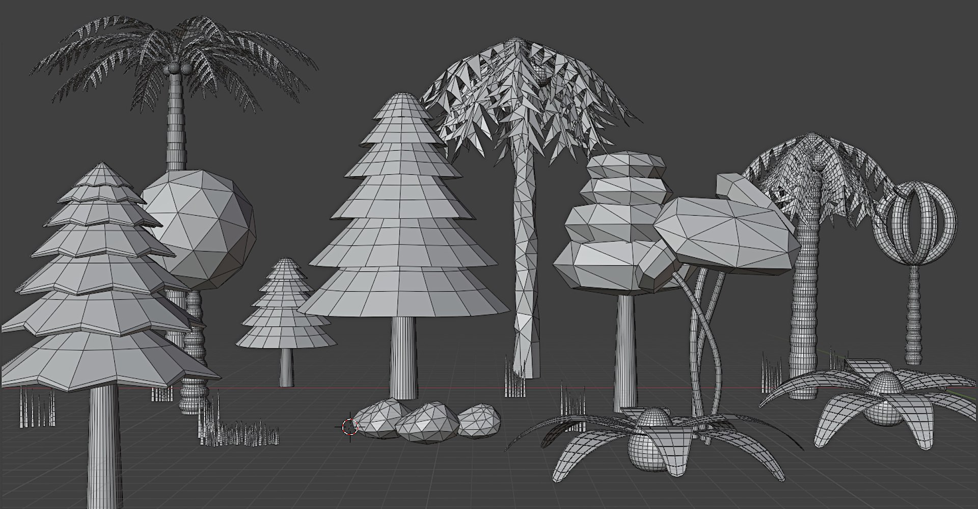 Trees Low Poly 3D - TurboSquid 2224473