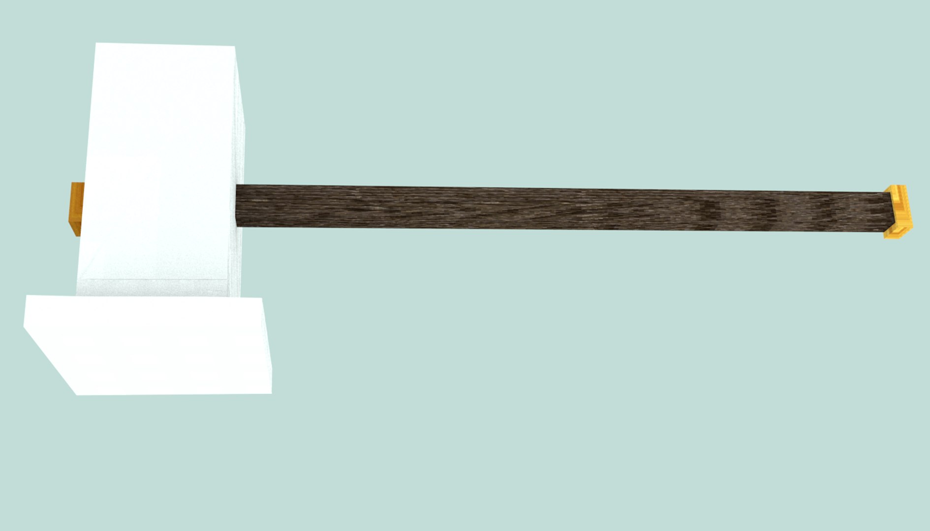 3D Minecraft Weapon Model - TurboSquid 1333733