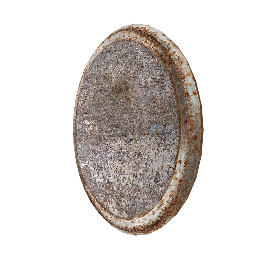 3D rusty wall clock - TurboSquid 1544642