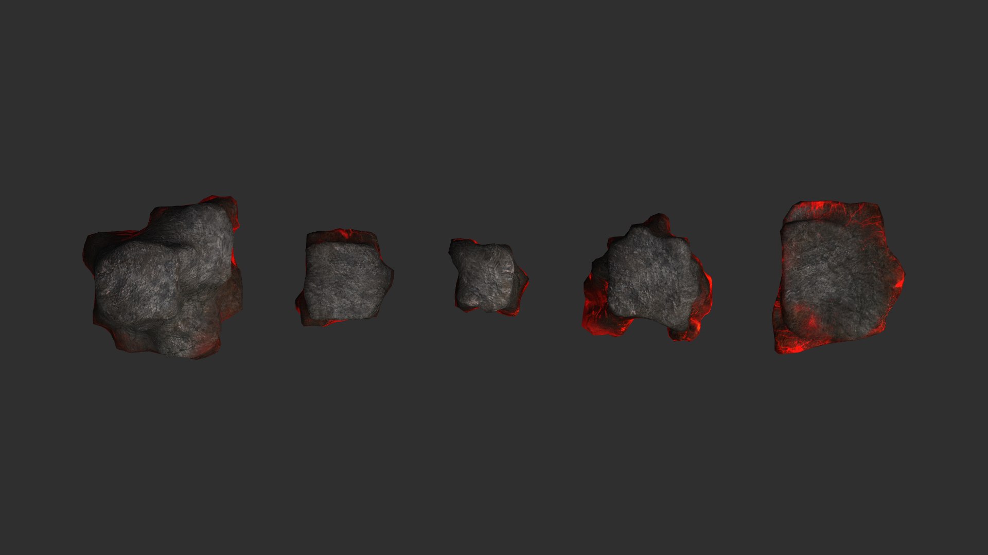 3D Rock Set 06 - Lava Model - TurboSquid 1776310
