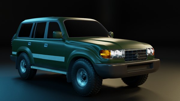 3D модель Toyota Landcruiser VX80 series - TurboSquid 2071653