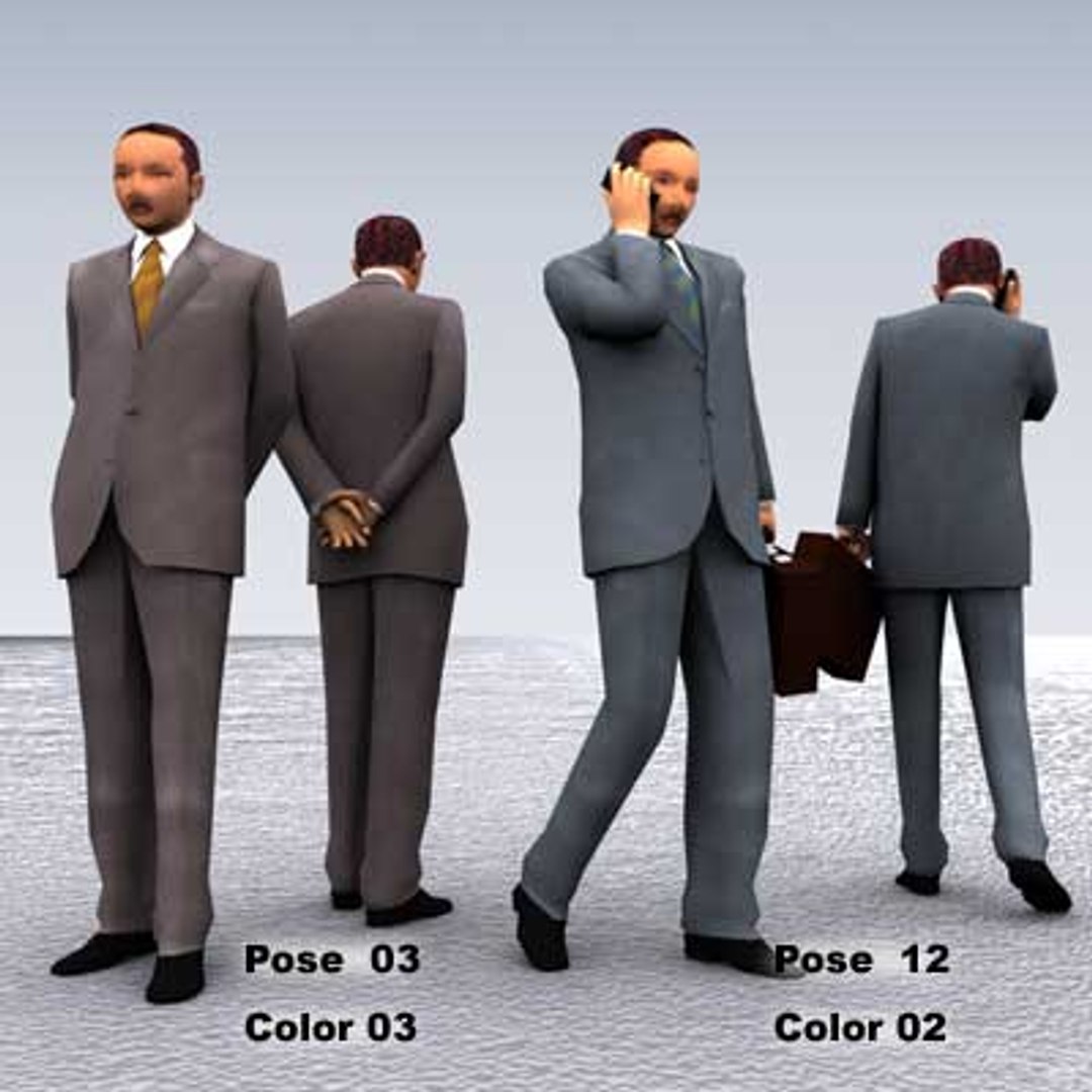 Male Man People 3d Model