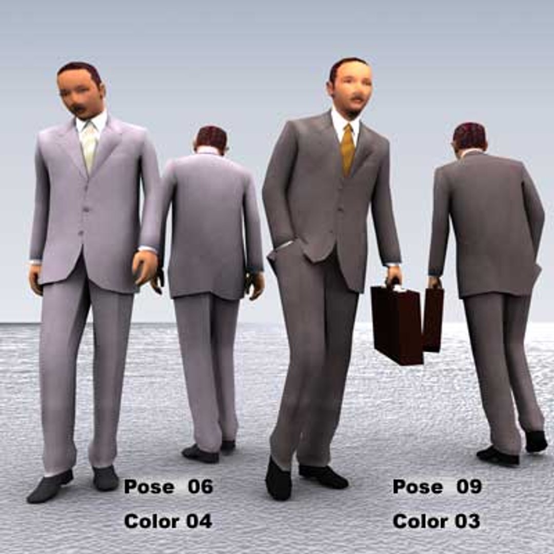 Male Man People 3d Model