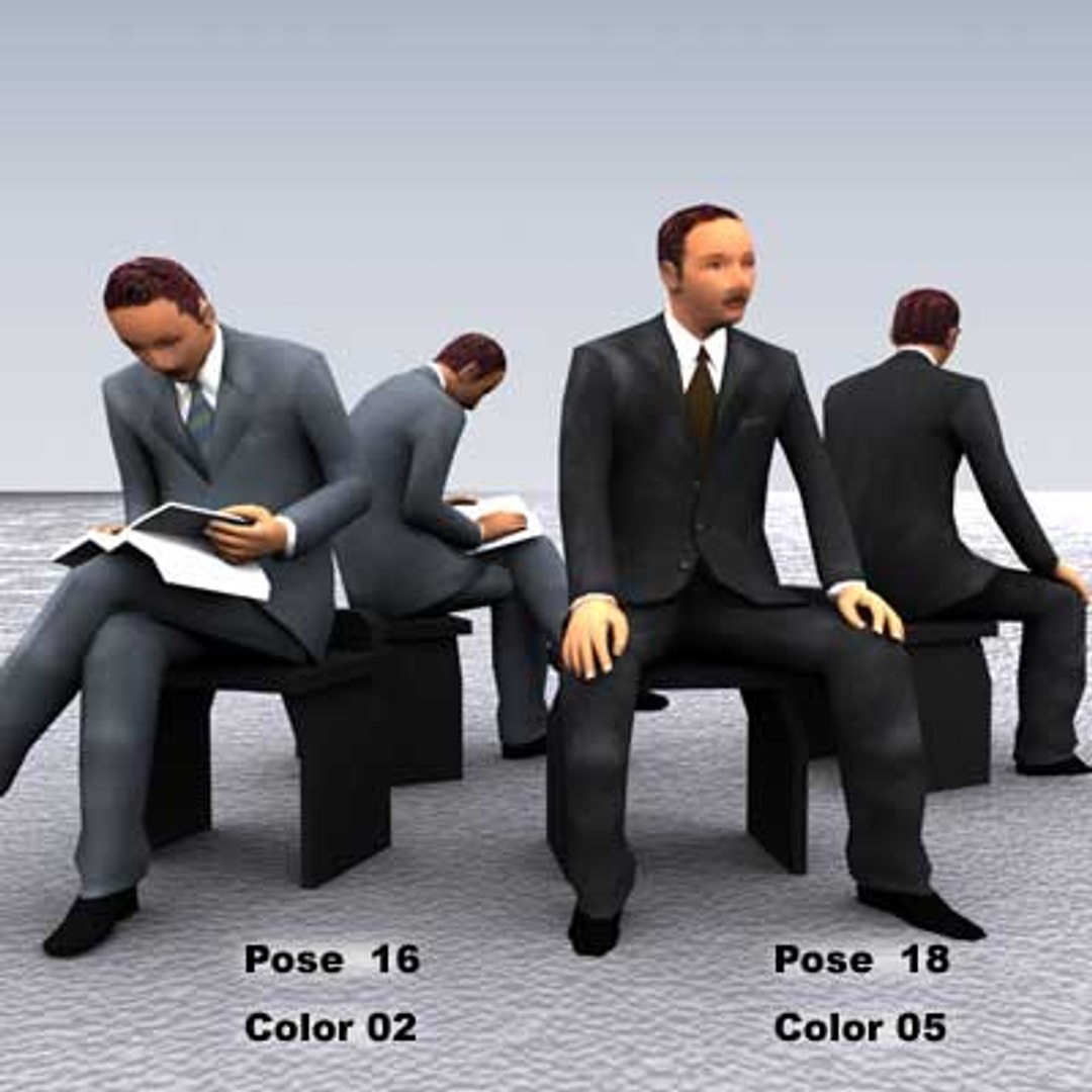 Male Man People 3d Model