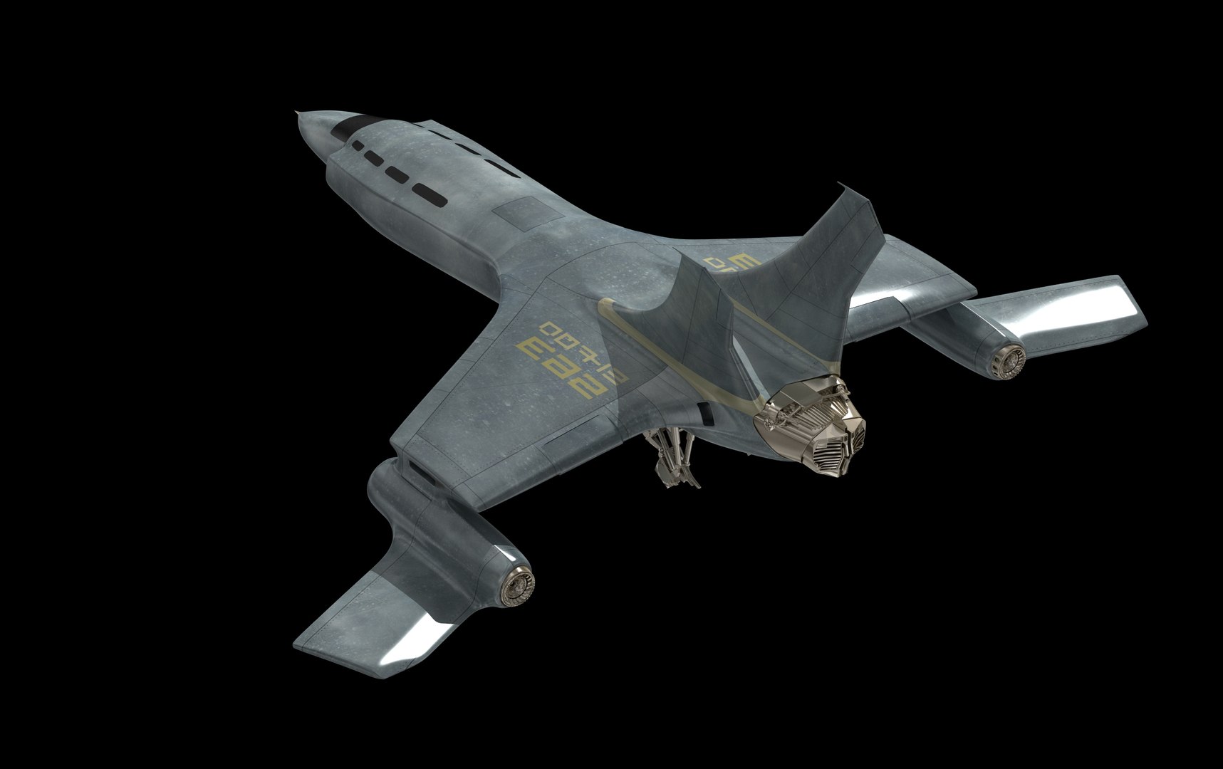 3d Spaceship Fighter Model