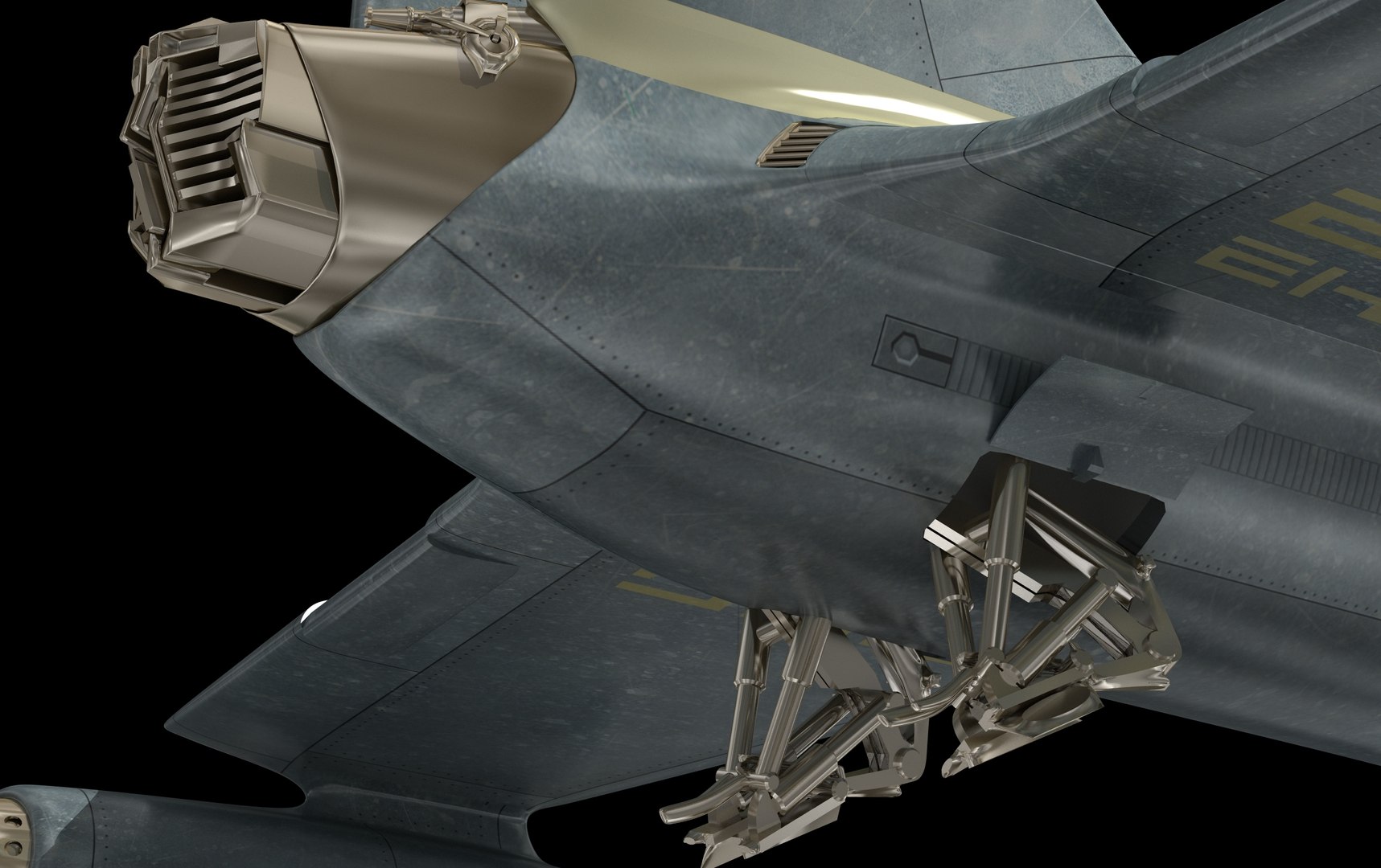 3d Spaceship Fighter Model