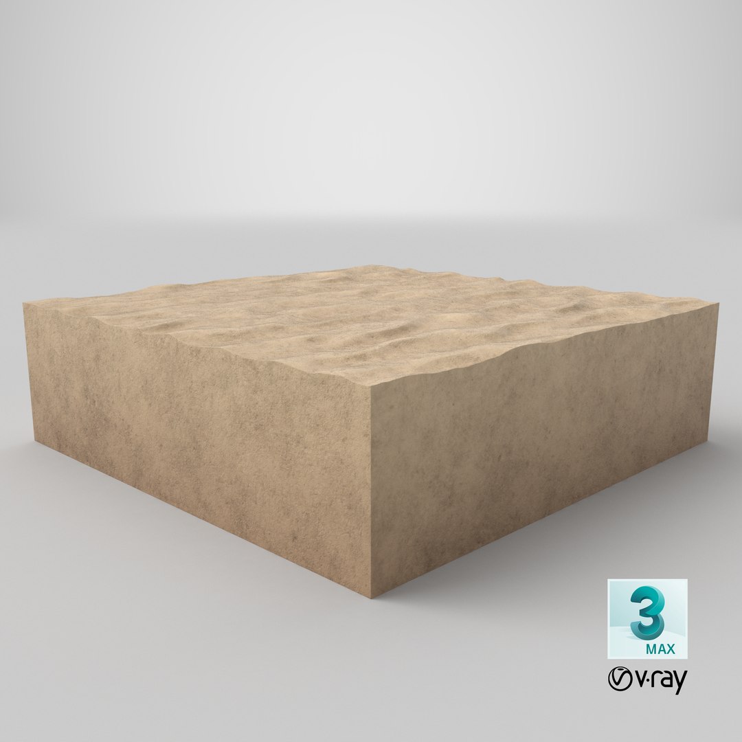 Sand cross section 01 model - TurboSquid 1312303