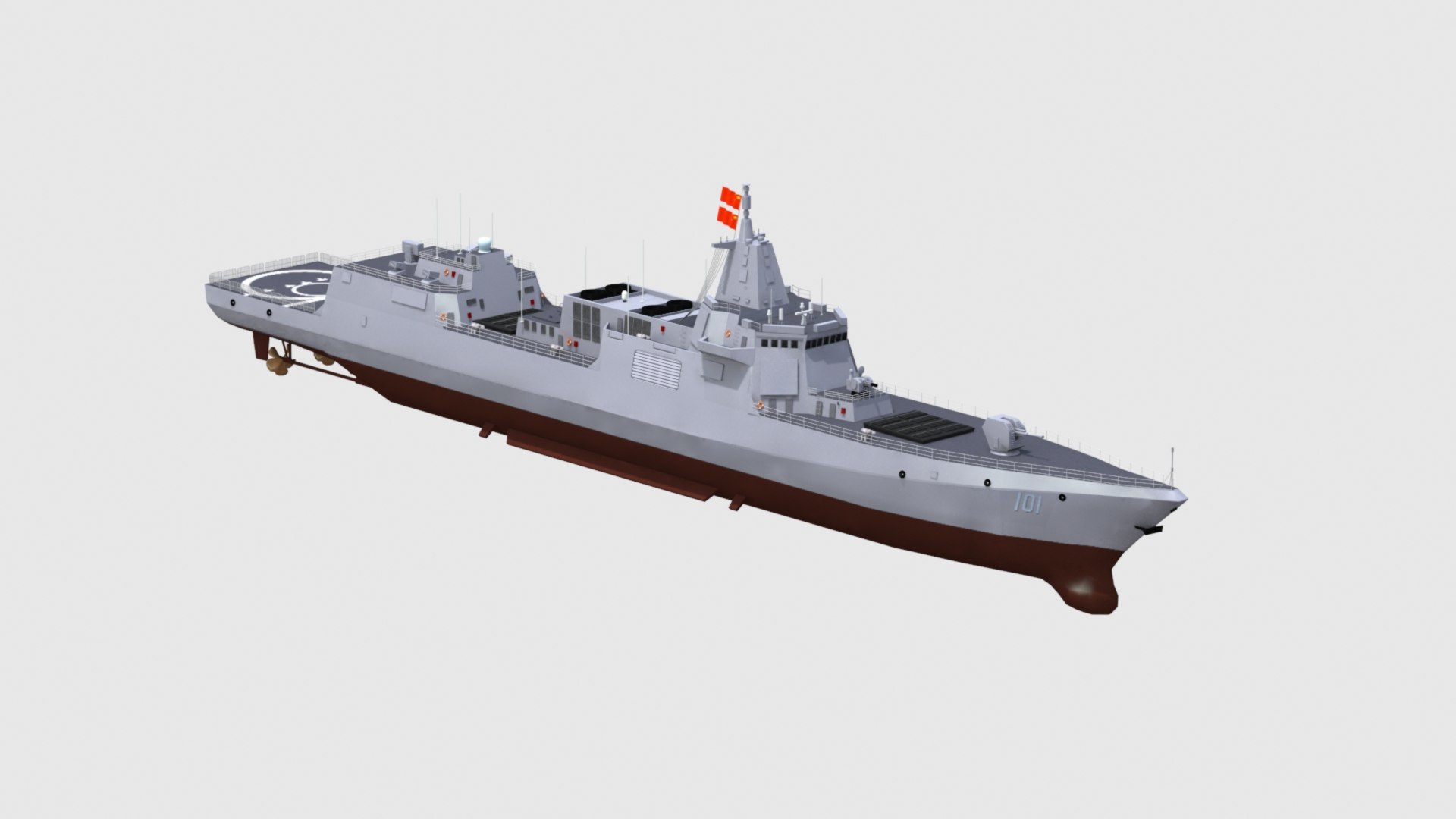 055 052D Type45 Zumwalt Destroyer Collection 3D Model - TurboSquid 2025780