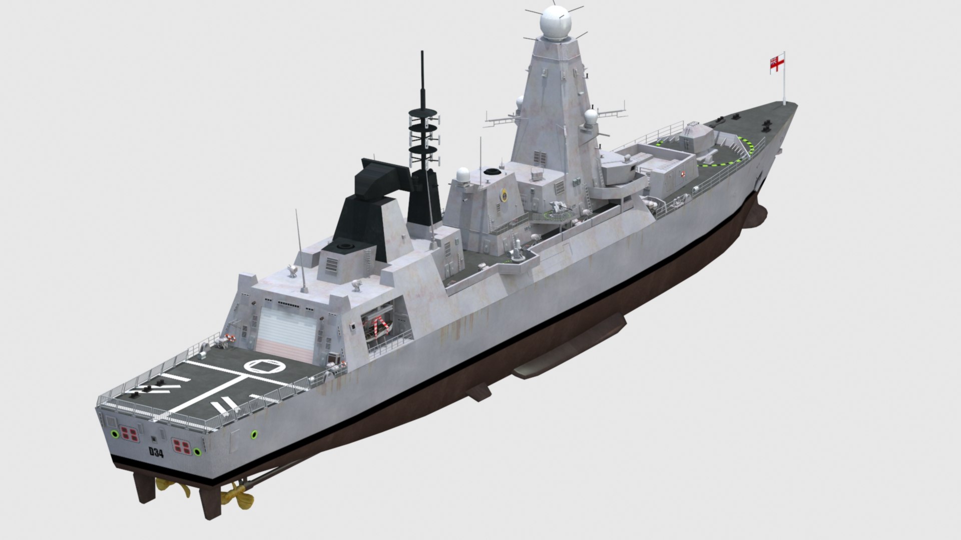 055 052D Type45 Zumwalt Destroyer Collection 3D Model - TurboSquid 2025780