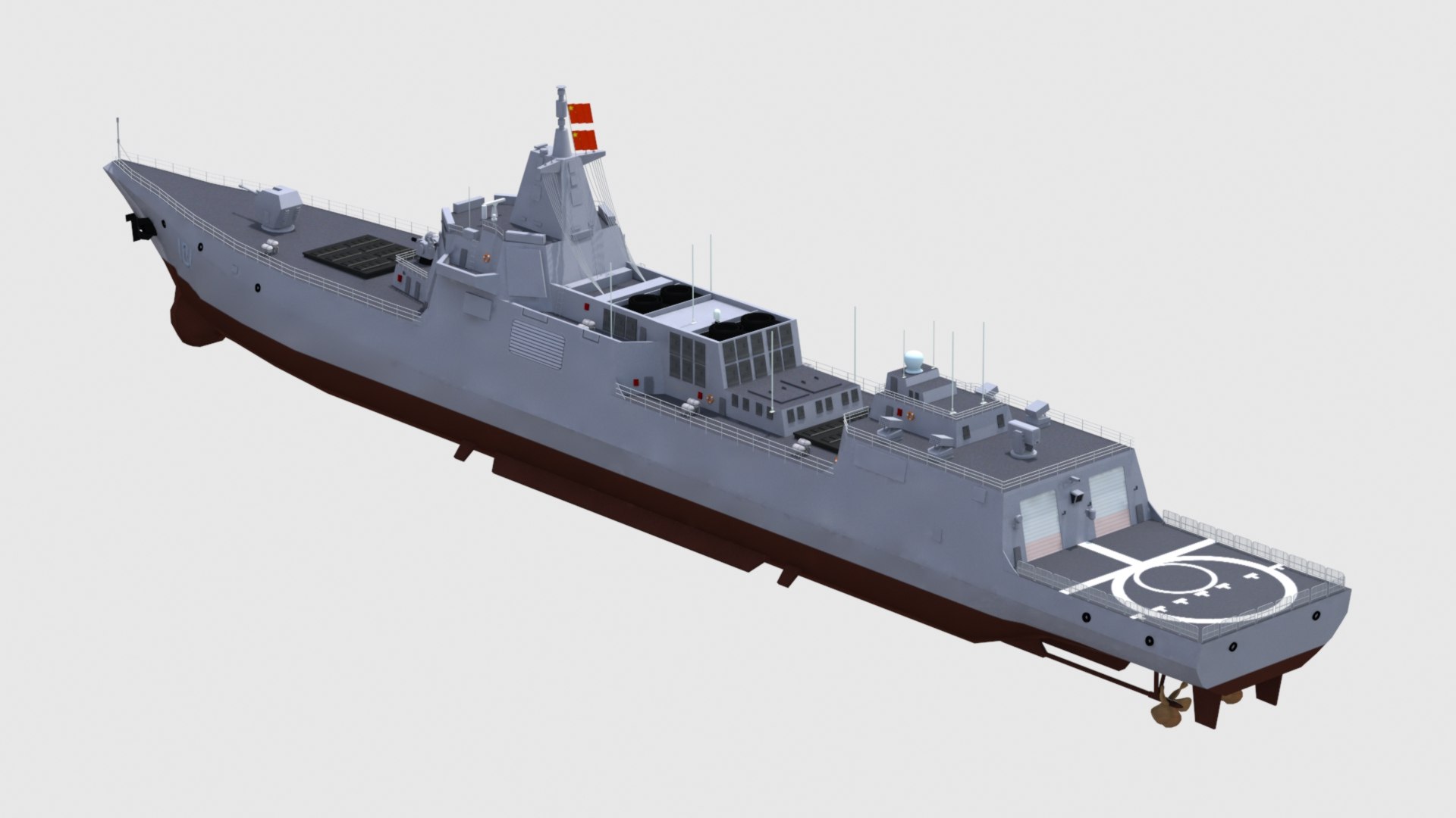 055 052D Type45 Zumwalt Destroyer Collection 3D Model - TurboSquid 2025780
