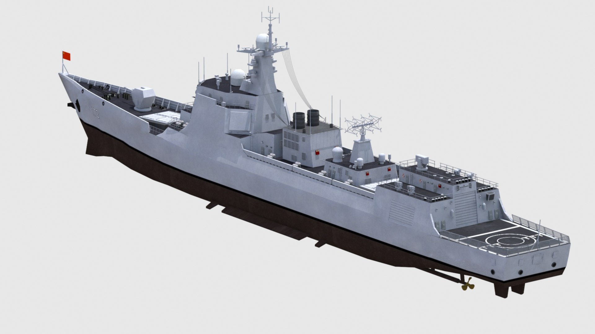 055 052D Type45 Zumwalt Destroyer Collection 3D Model - TurboSquid 2025780