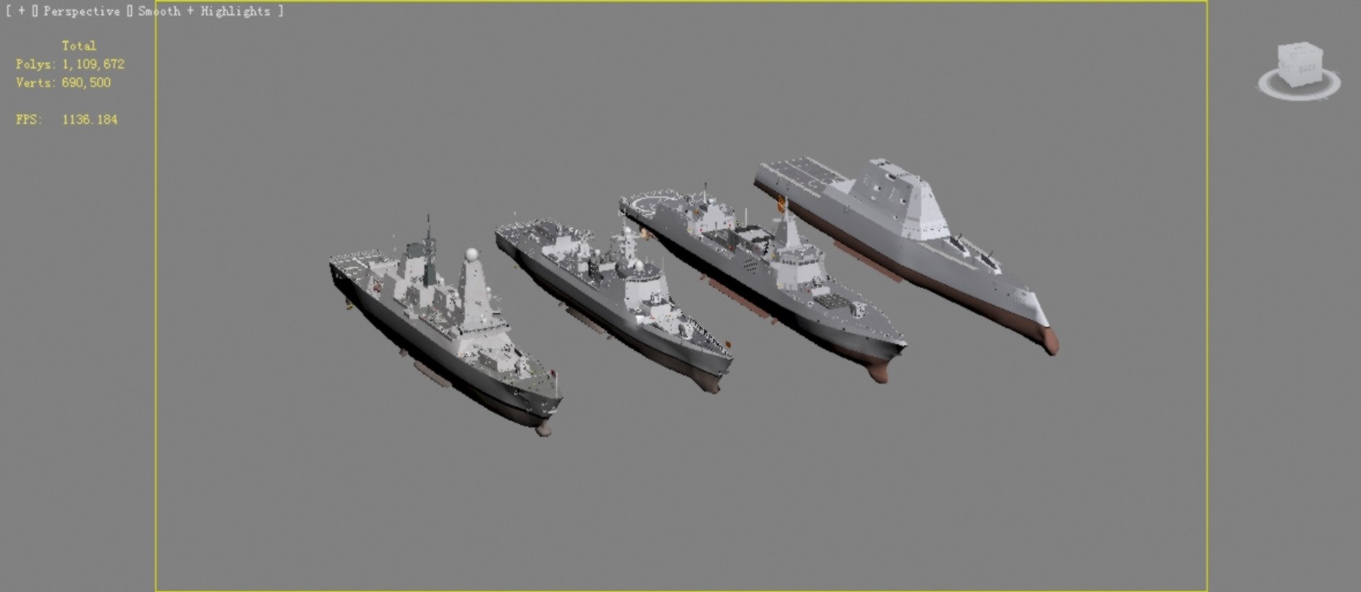 055 052D Type45 Zumwalt Destroyer Collection 3D Model - TurboSquid 2025780