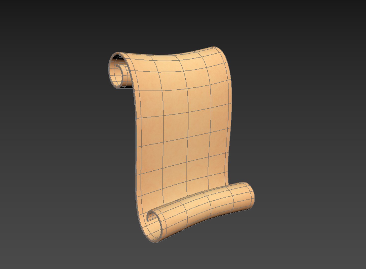 Paper Scroll 3D Model - TurboSquid 1630901