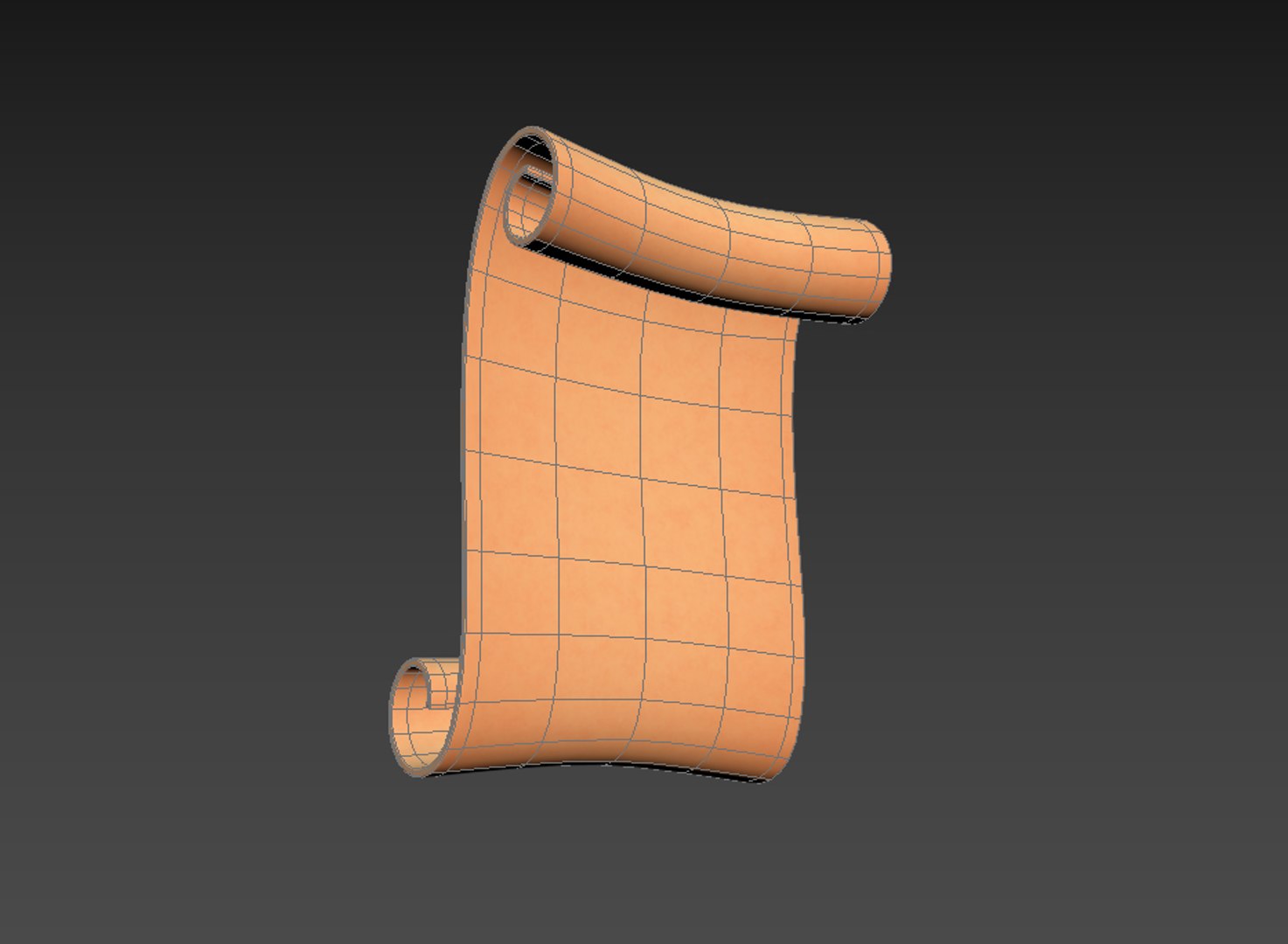 Paper Scroll 3D Model - TurboSquid 1630901