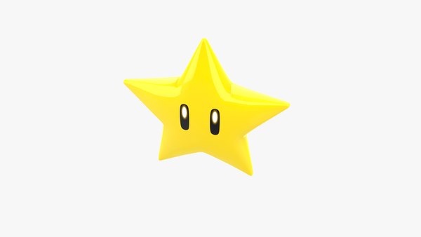 modelo 3d Super Mario Estrella - TurboSquid 2241463