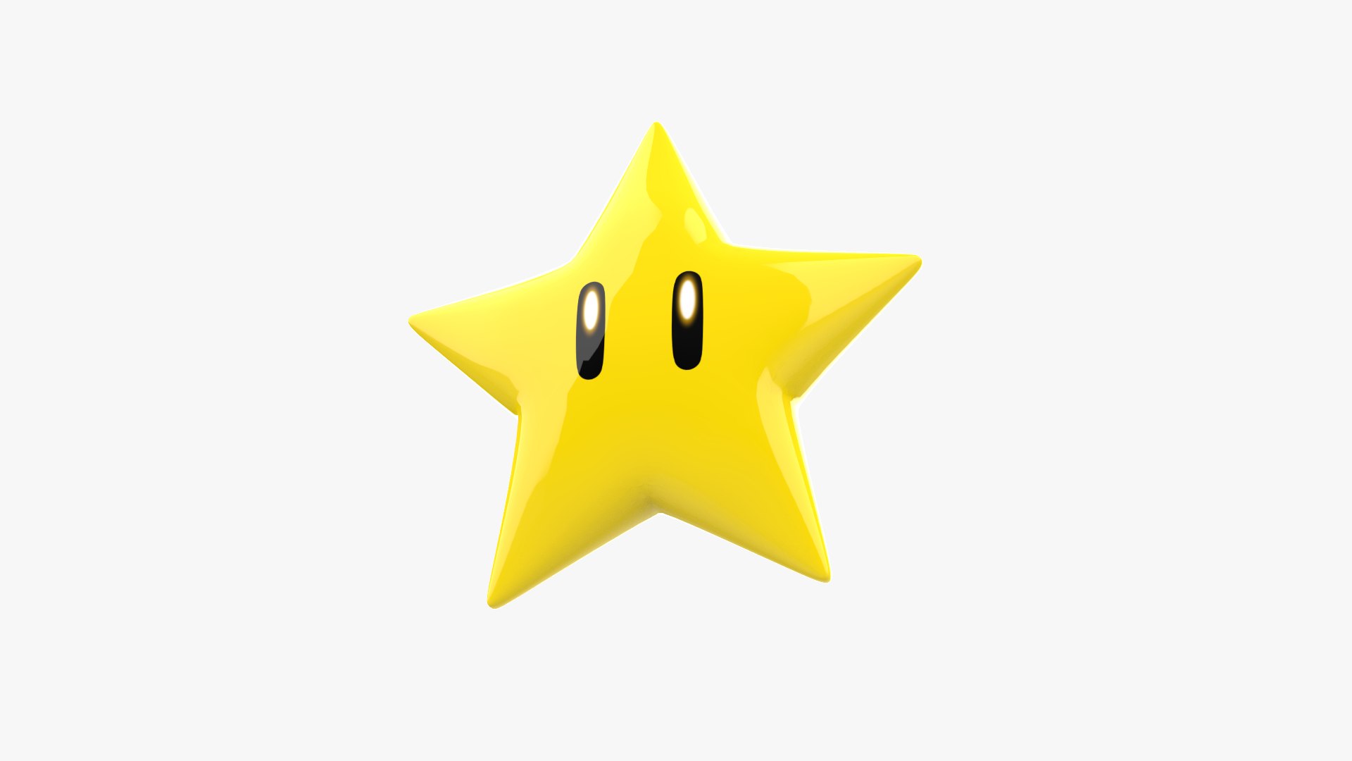 3D Super Mario Star - TurboSquid 2241463