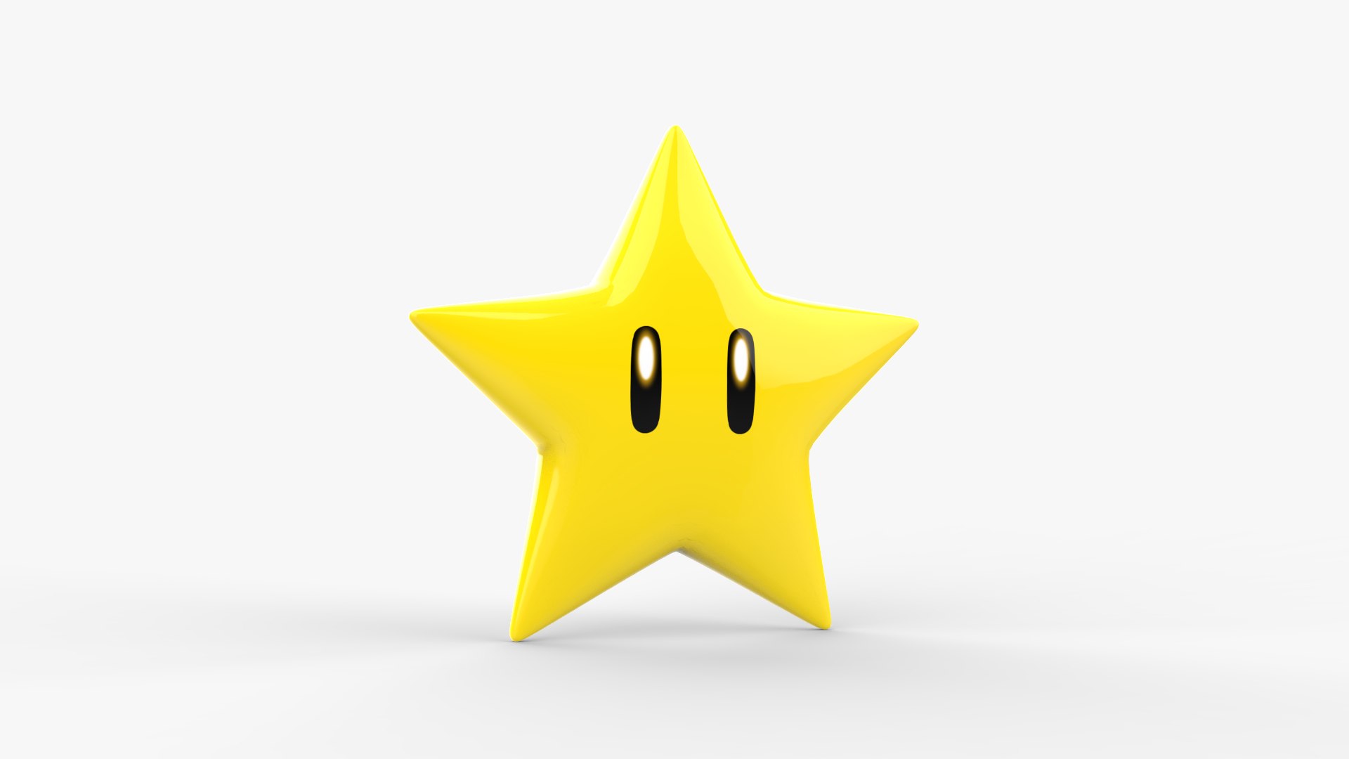 3D Super Mario Star - TurboSquid 2241463