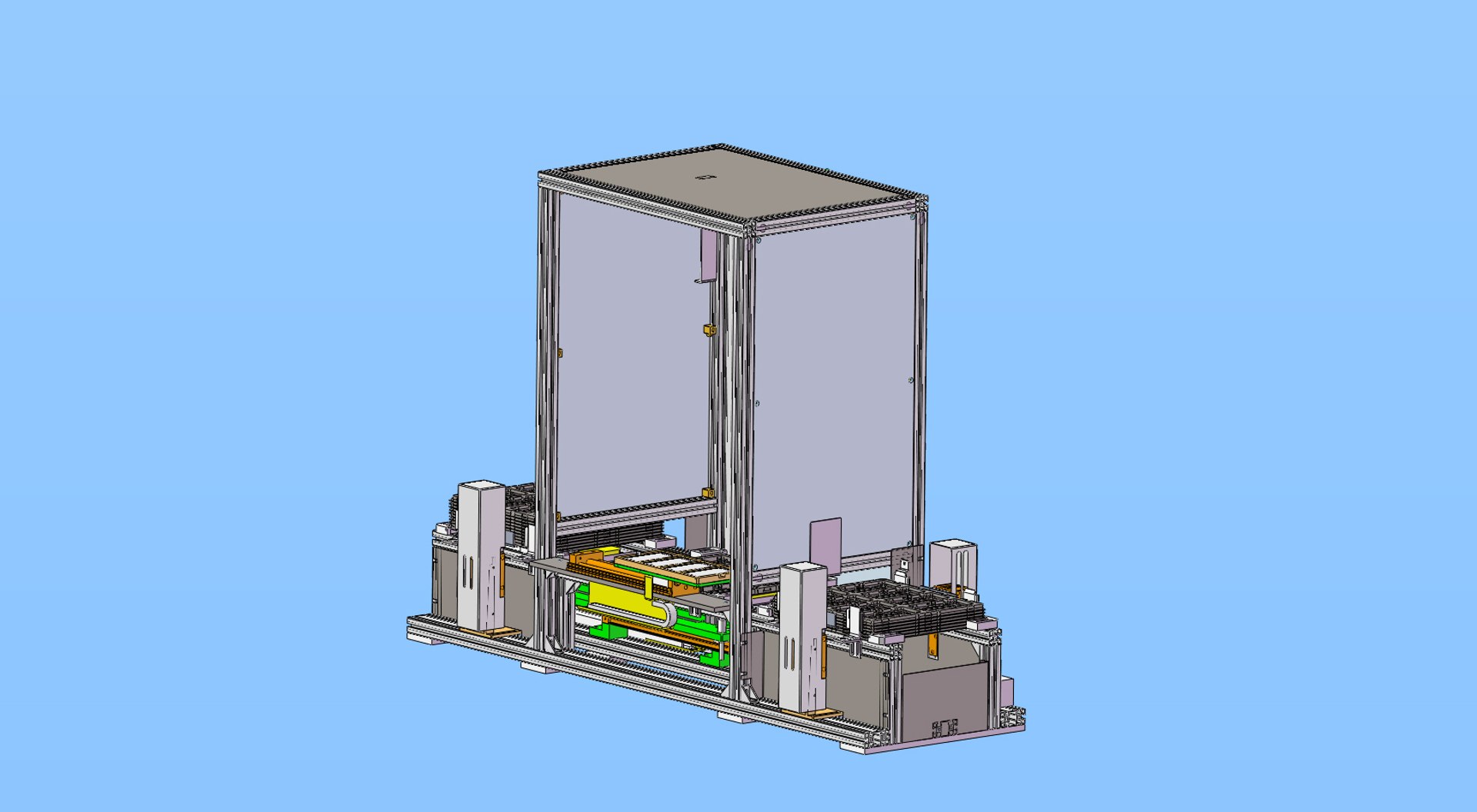 3D Automatic Tray Feeding Machine model - TurboSquid 1830439