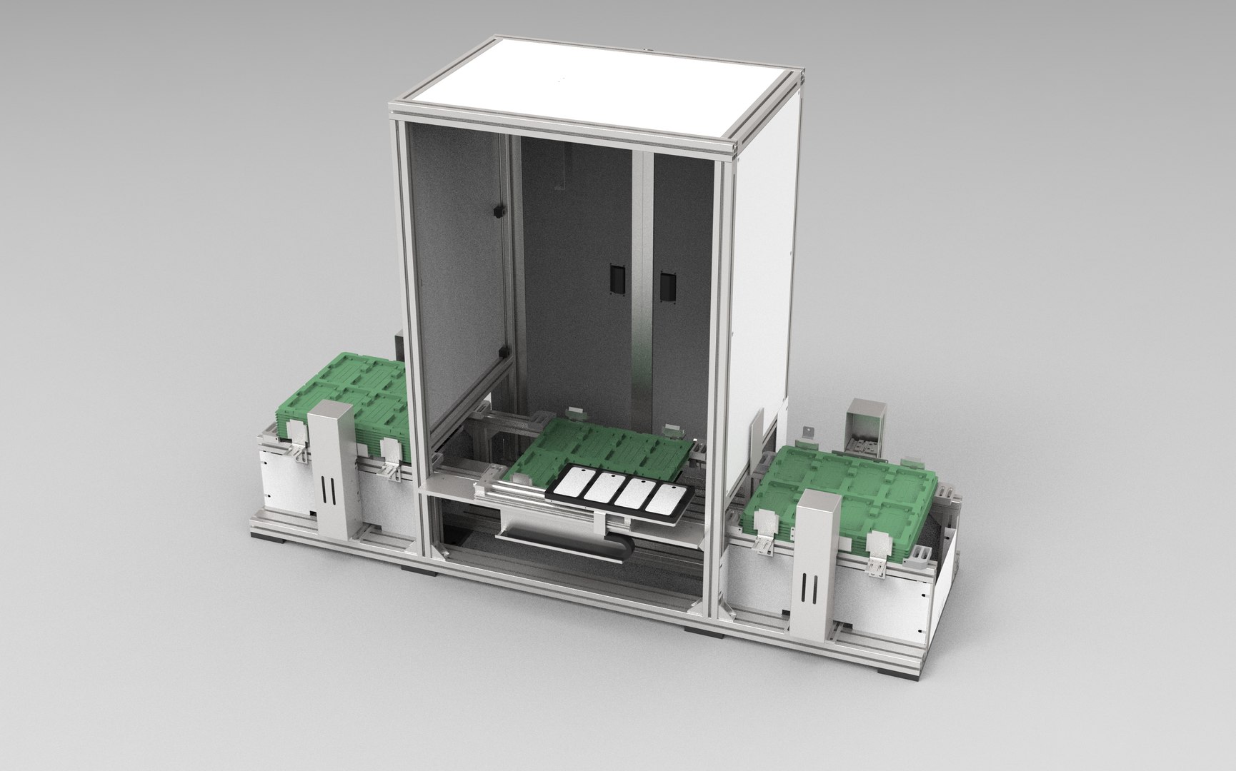 3D Automatic Tray Feeding Machine model - TurboSquid 1830439