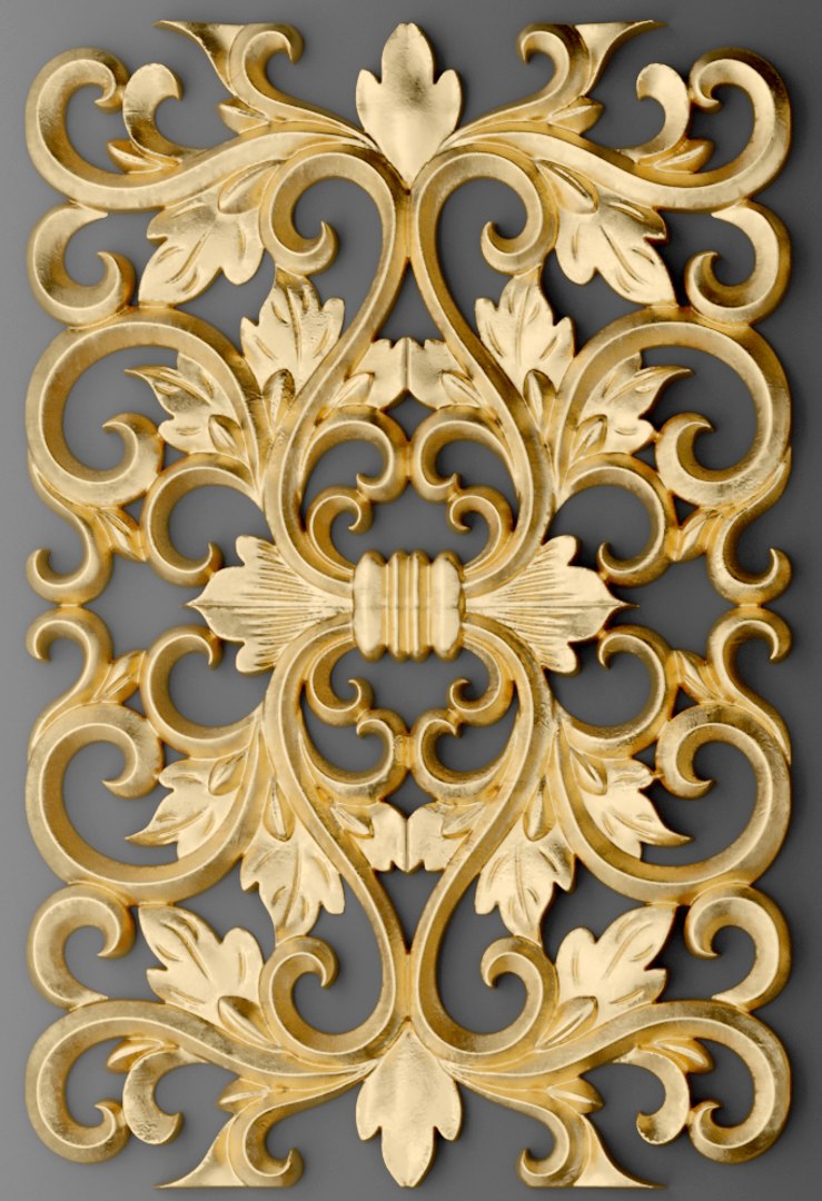 Fretwork Set 3d Model