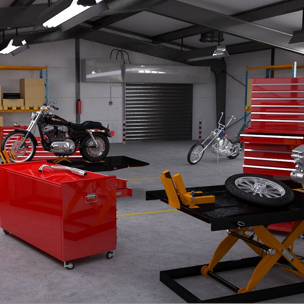 Mechanic Shop 3D Models for Download | TurboSquid