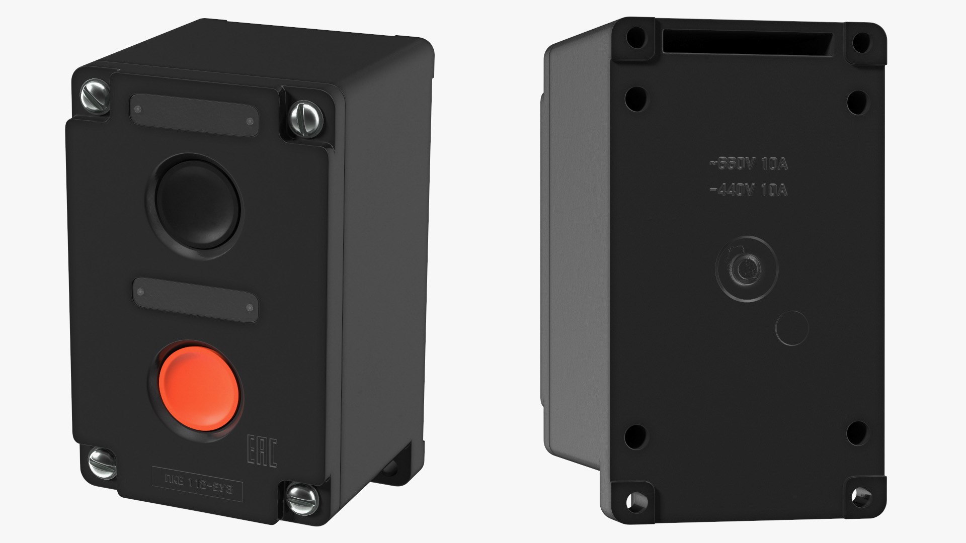 3D Push Button Industrial Switch - TurboSquid 1942125