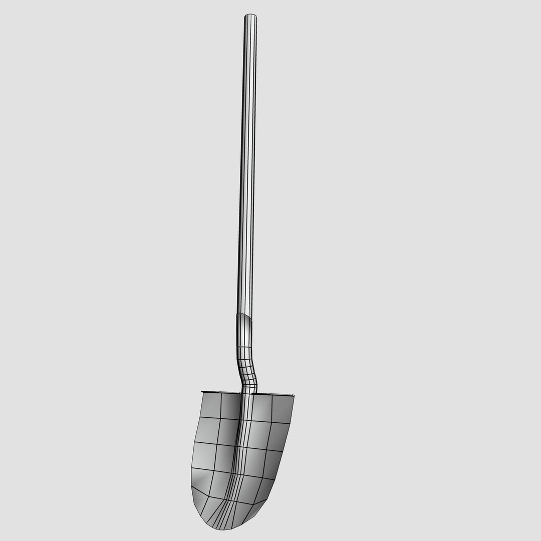 3d Model Of Shovel