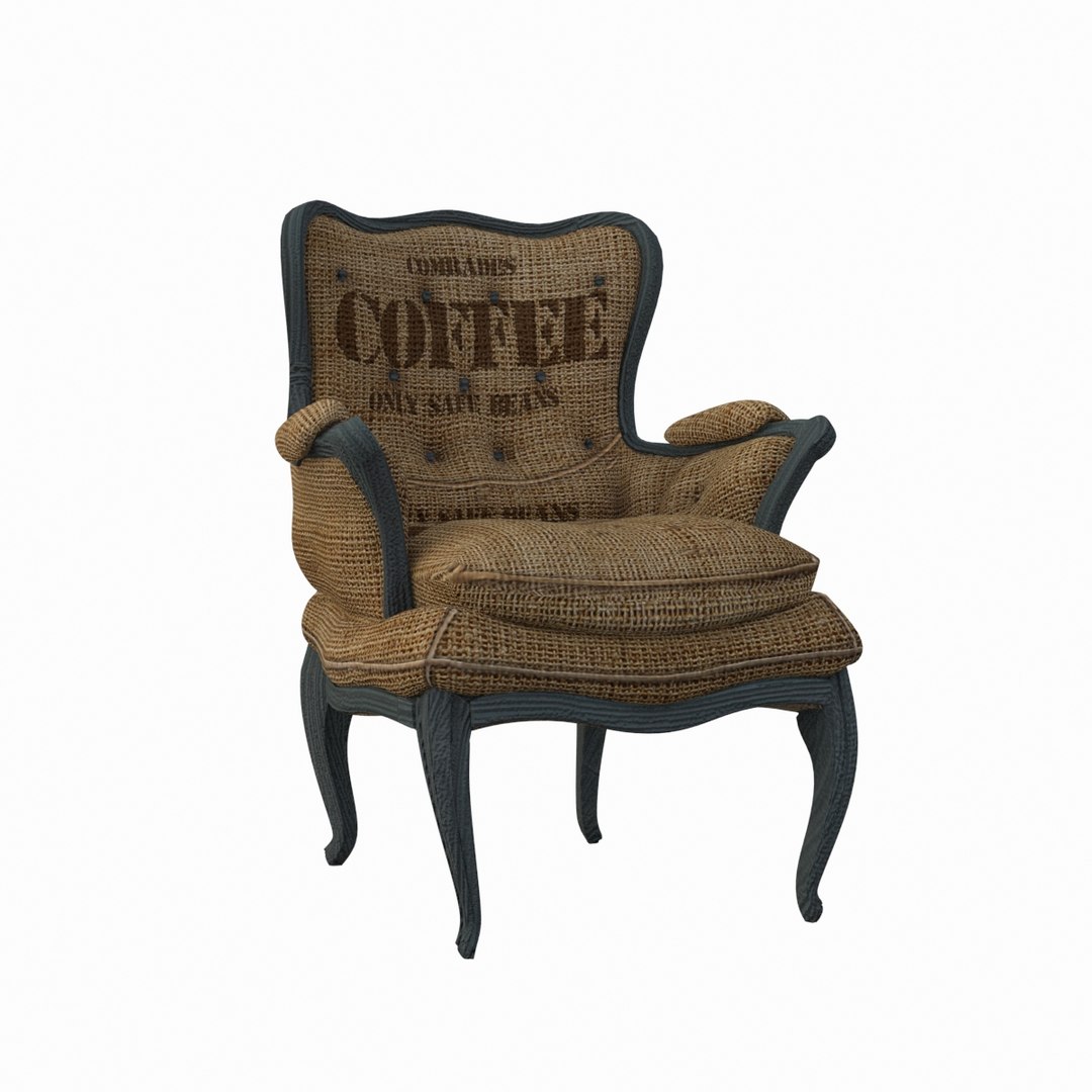 3d Burlap Chair