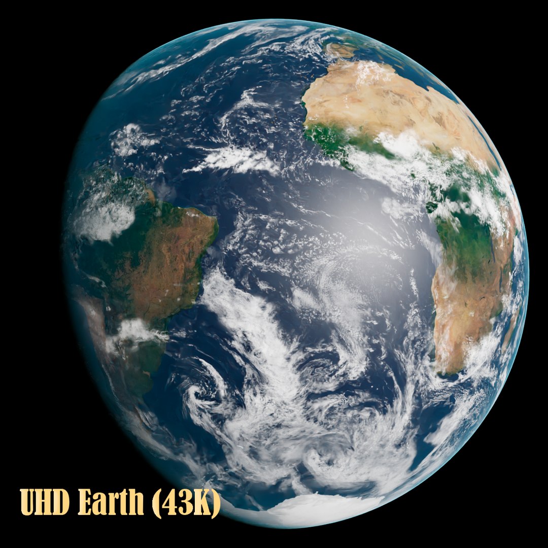 Earth UHD 43K 3D - TurboSquid 1836124