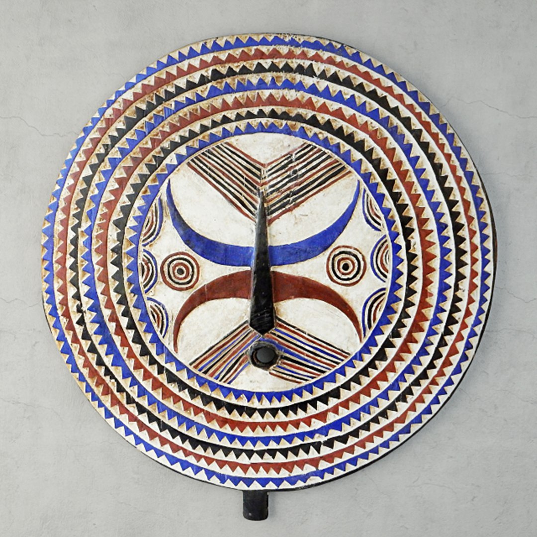 3D Baule Tribe Lg Moon - TurboSquid 1217793