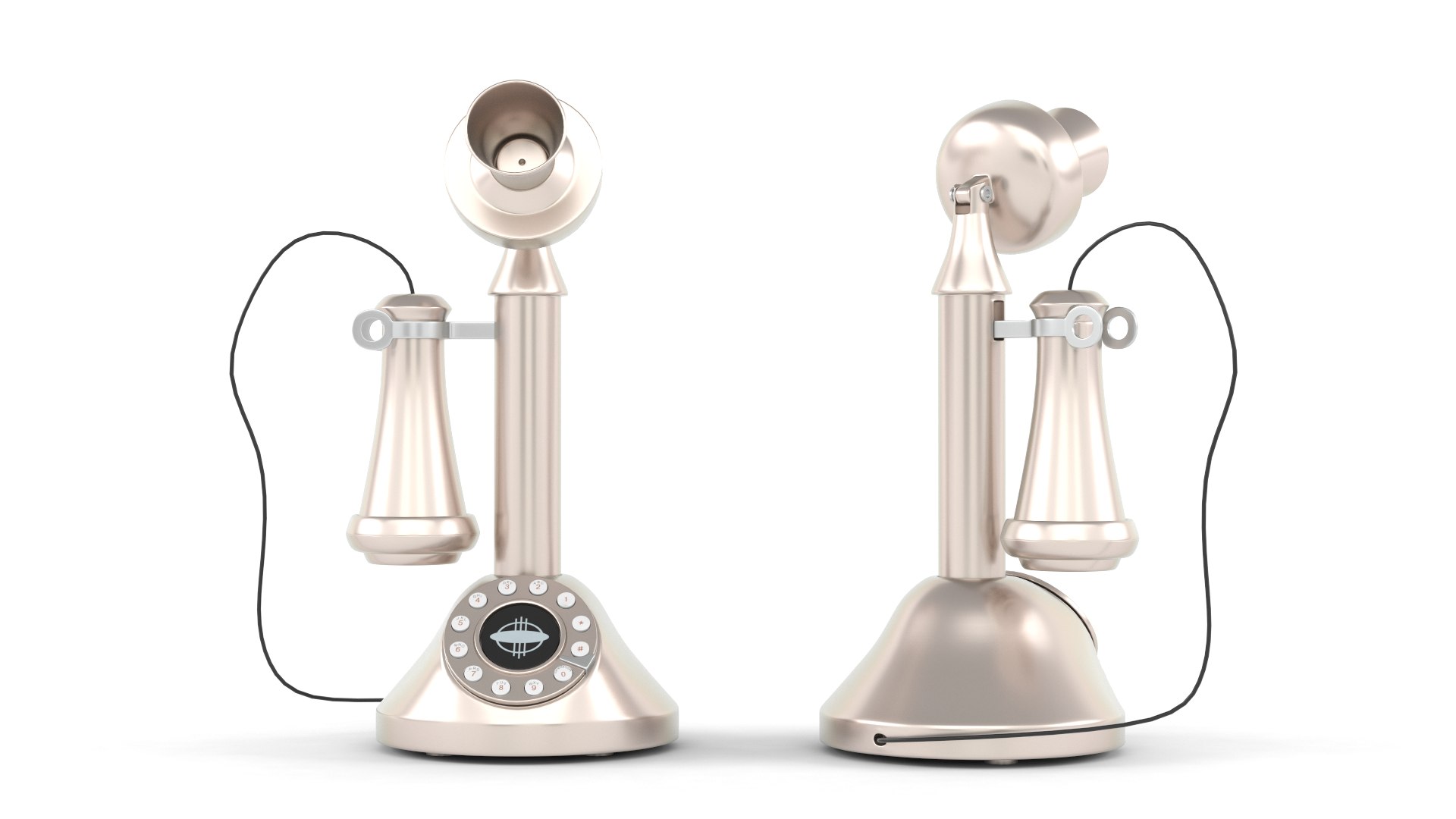3D Candlestick Phone - TurboSquid 2283675