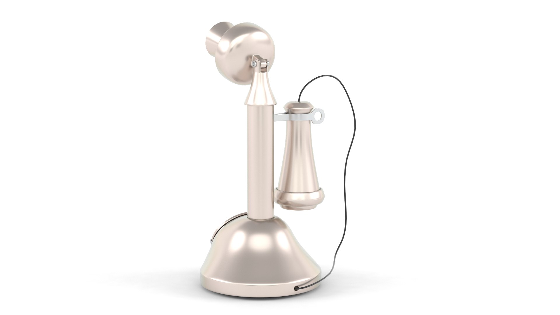 3D Candlestick Phone - TurboSquid 2283675