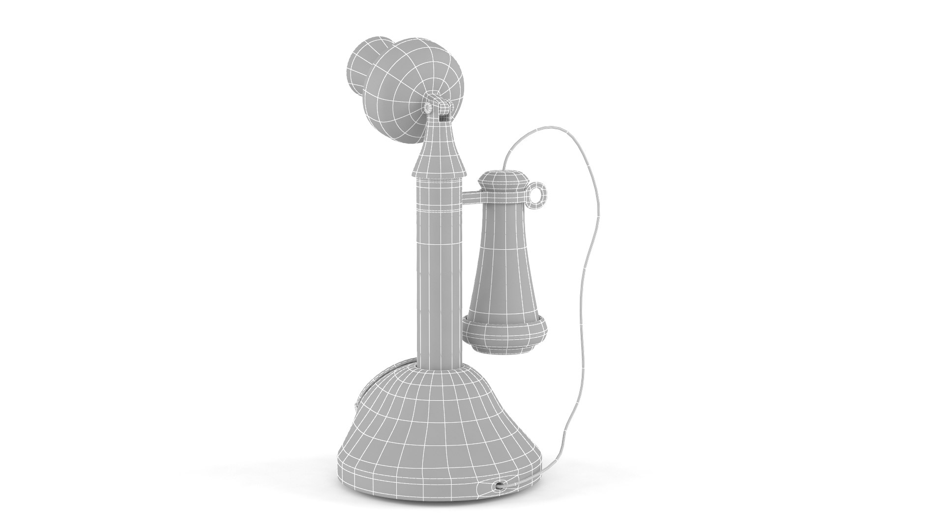 3D Candlestick Phone - TurboSquid 2283675