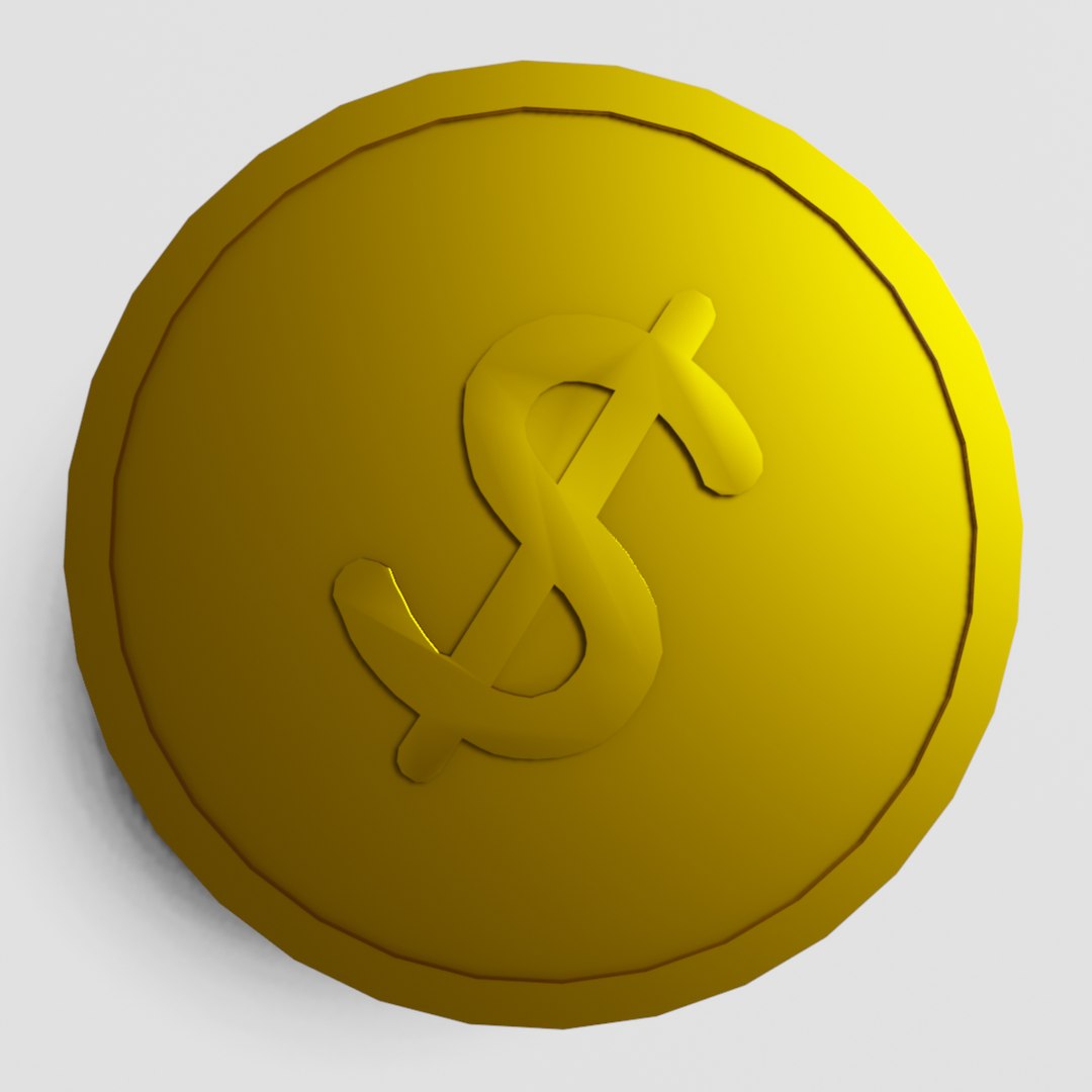 Dolar Coin 3D - TurboSquid 1827824