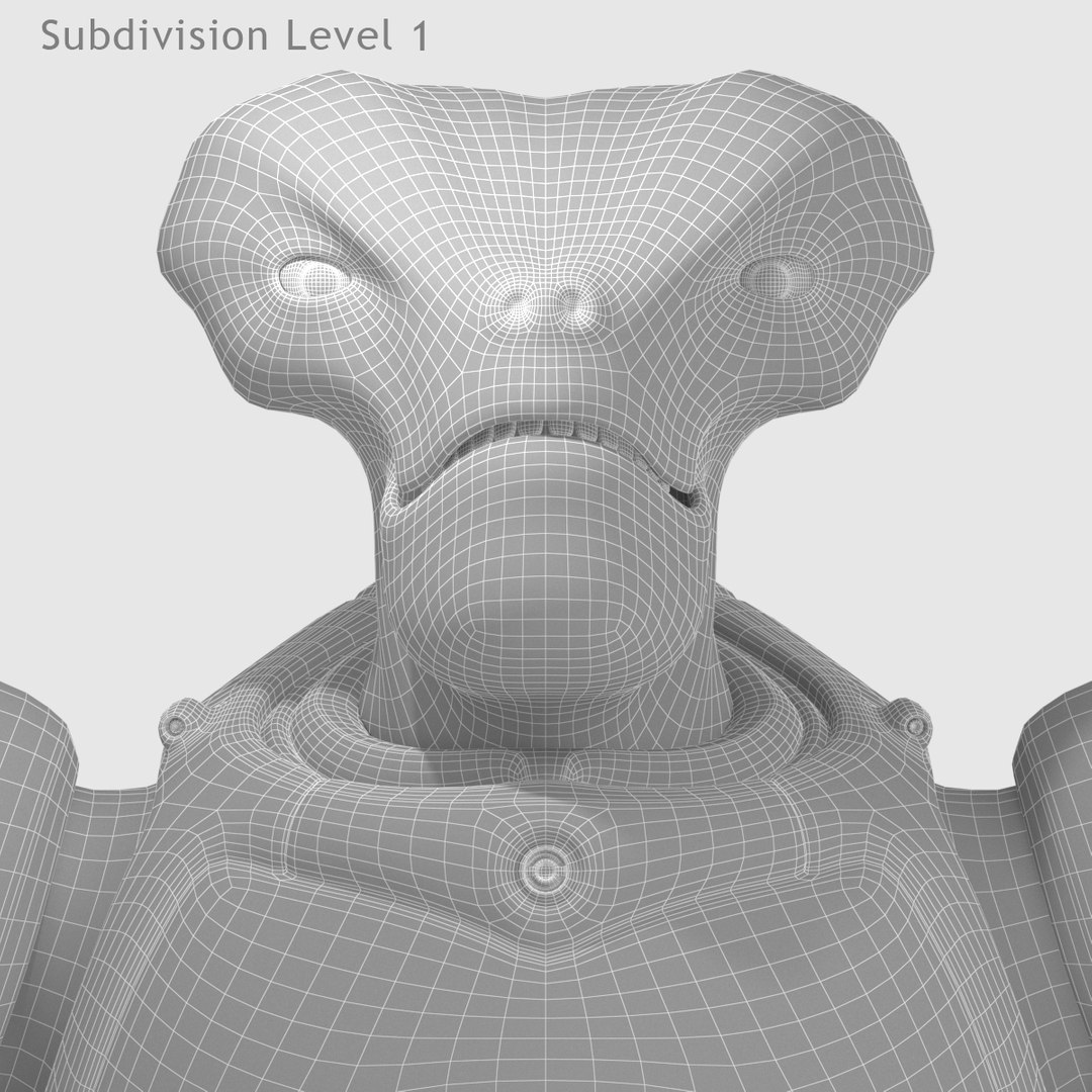 Armored Alien Character 3D Model - TurboSquid 1420695