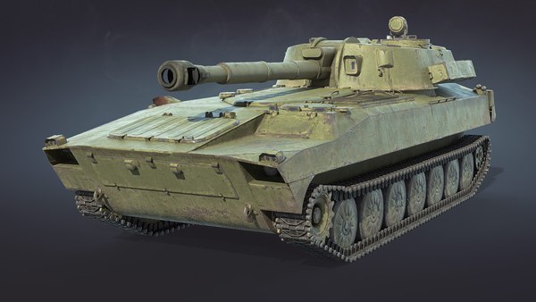 2S1 Gvozdika self-propelled howitzer 3D model - TurboSquid 1824069