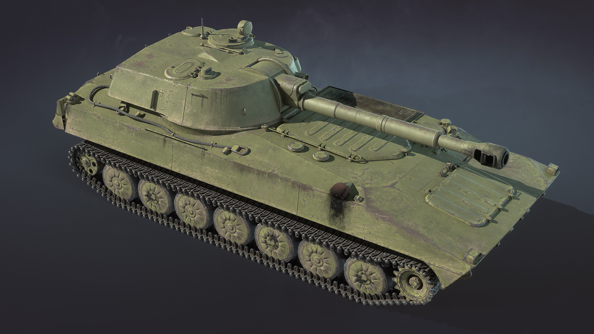 2S1 Gvozdika self-propelled howitzer 3D model - TurboSquid 1824069