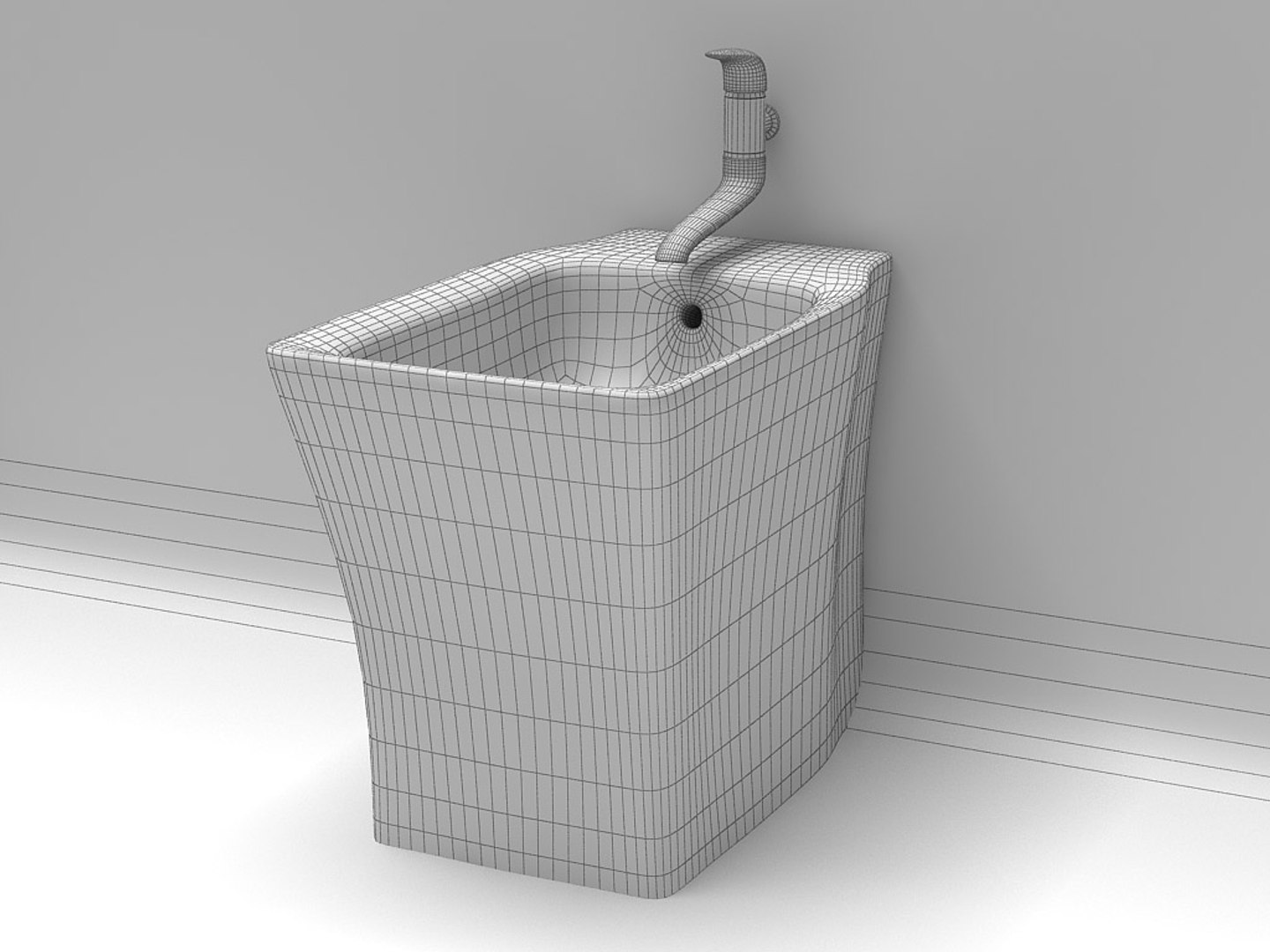3d model bidet