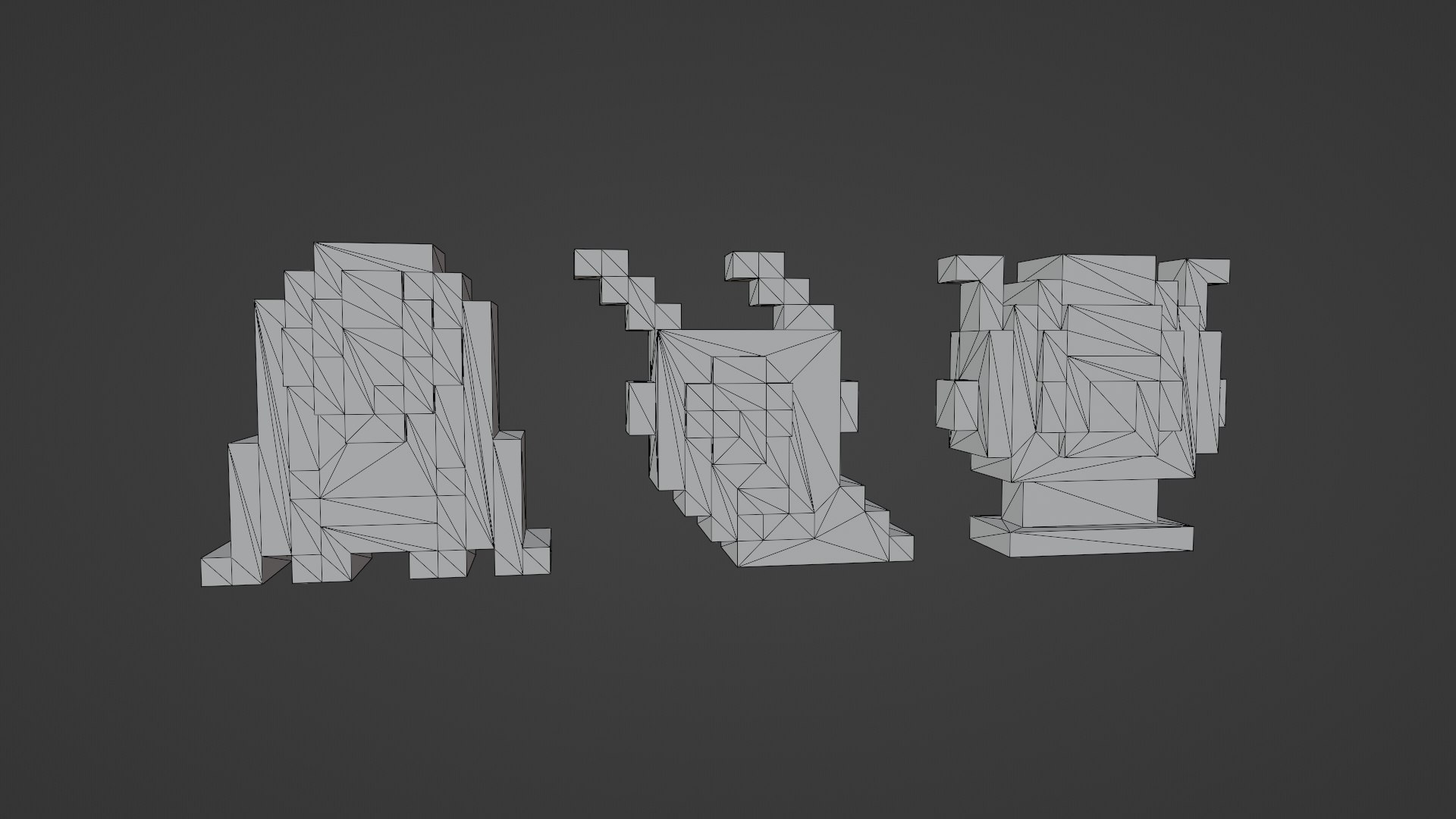 3D Voxel Aliens - TurboSquid 1966412