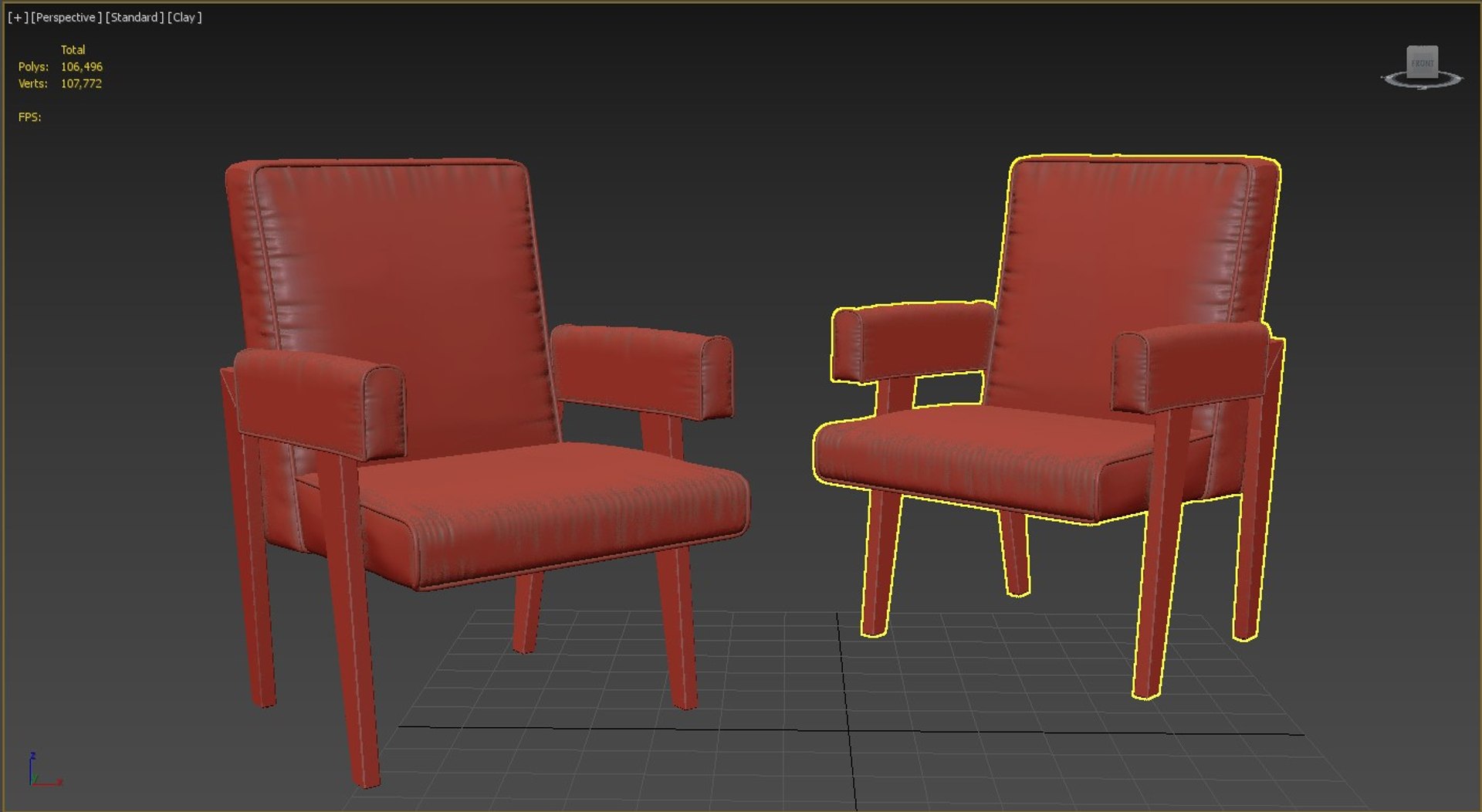 Pierre arm chair 3D model - TurboSquid 1394642